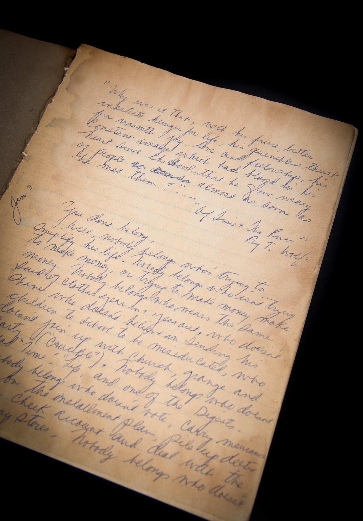 Robert Redford's Early Handwritten Diary (1959-1962) - Dated to