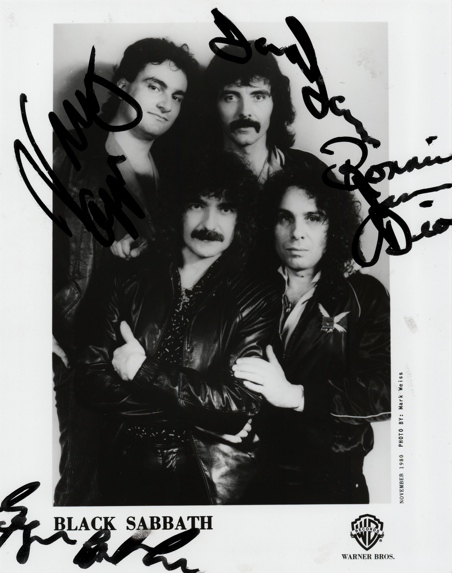Black Sabbath Signed Photograph | RR Auction