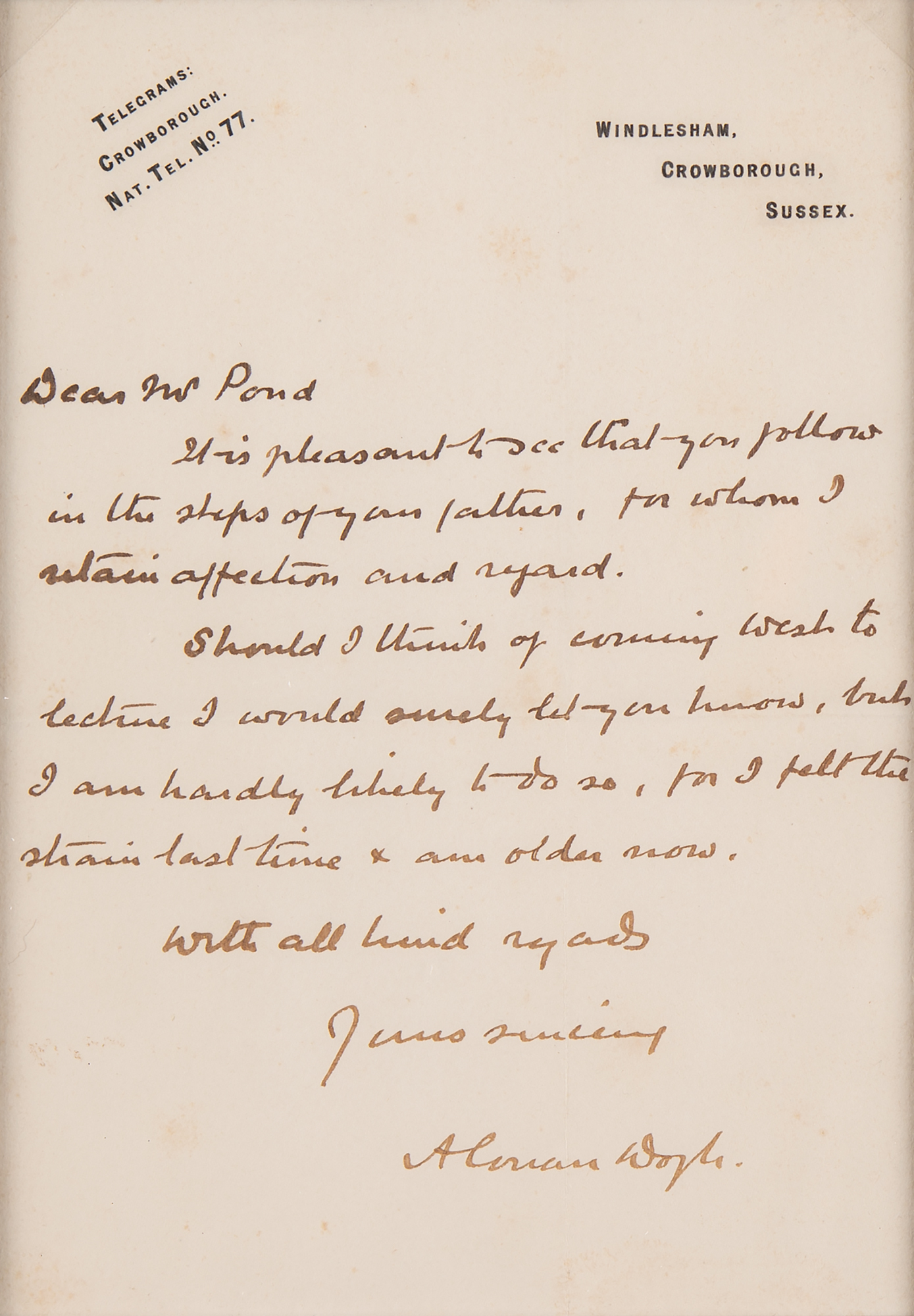 Arthur Conan Doyle Autograph Letter Signed | RR Auction