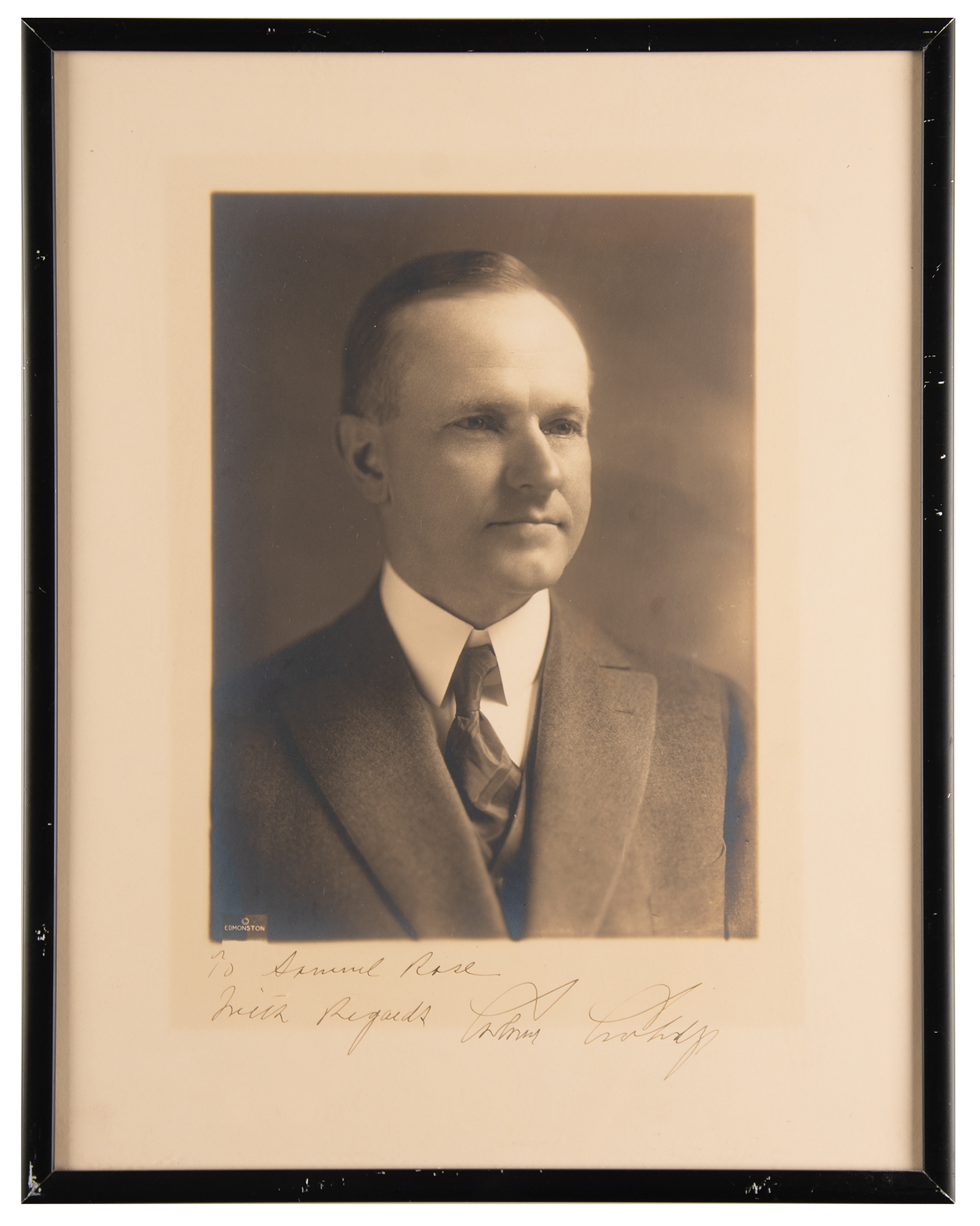 Calvin Coolidge Signed Photograph | RR Auction