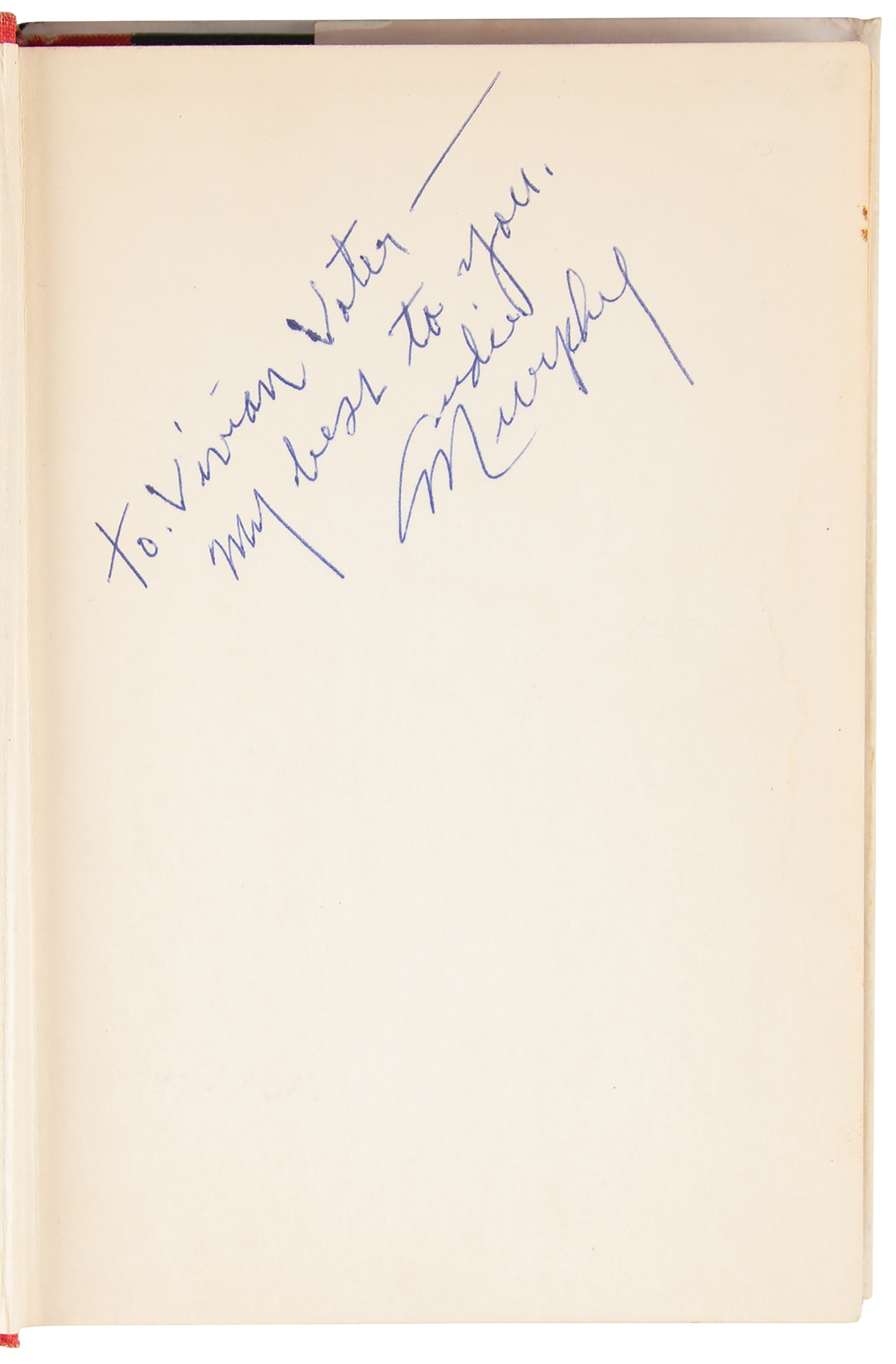 Audie Murphy Signed Book - To Hell and Back | RR Auction