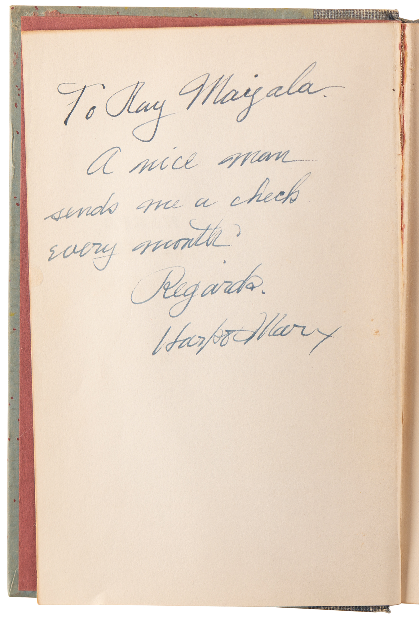 Harpo Marx Signed Book - Harpo Speaks! | RR Auction