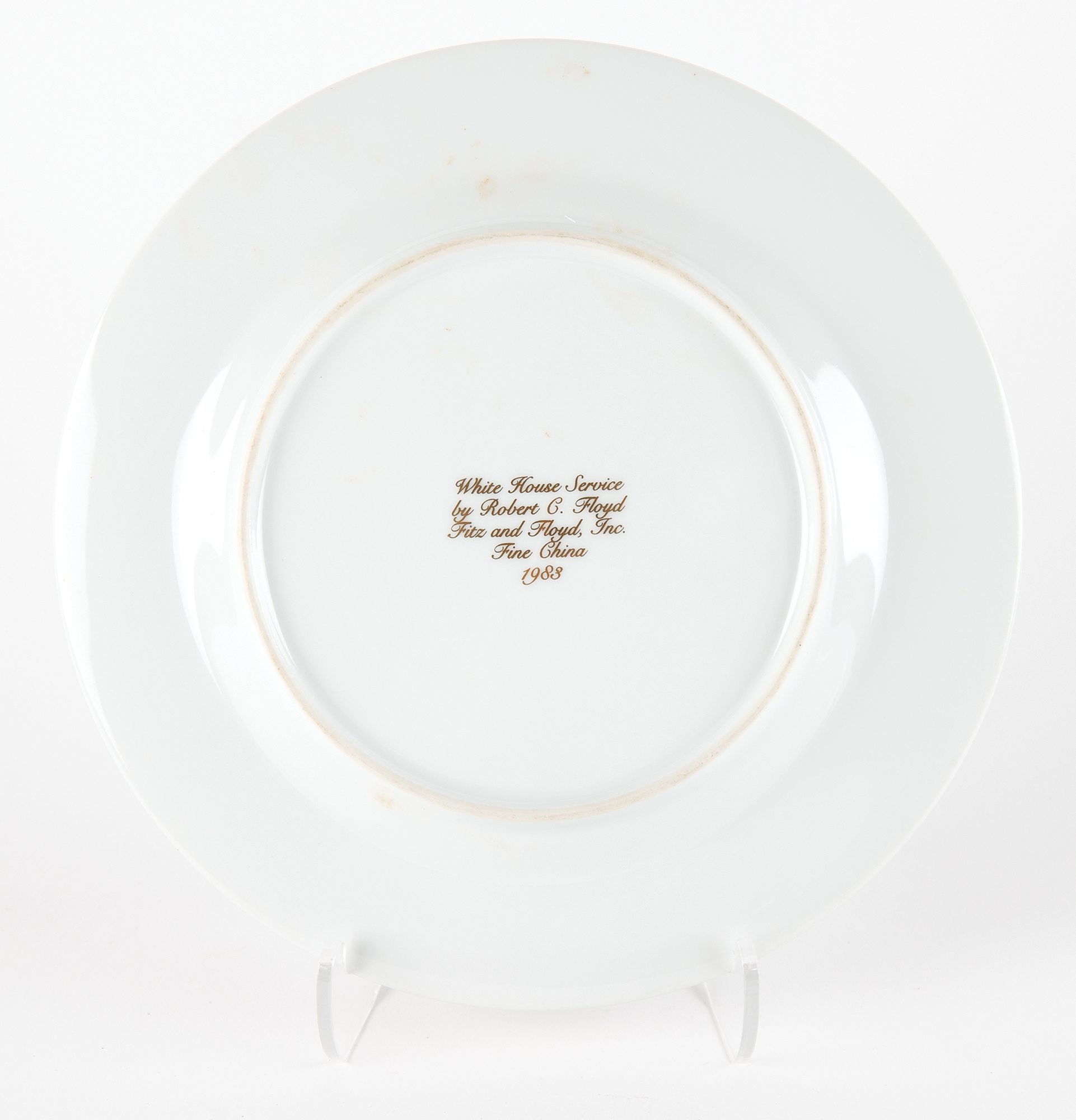 Ronald Reagan White House China Plate | RR Auction
