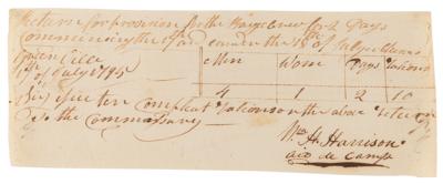 William Henry Harrison Document Signed | RR Auction