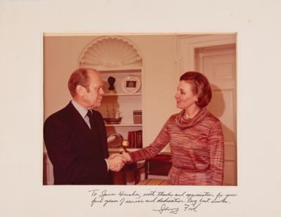 Gerald Ford Signed Photograph to a Watergate Trial Defense Witness