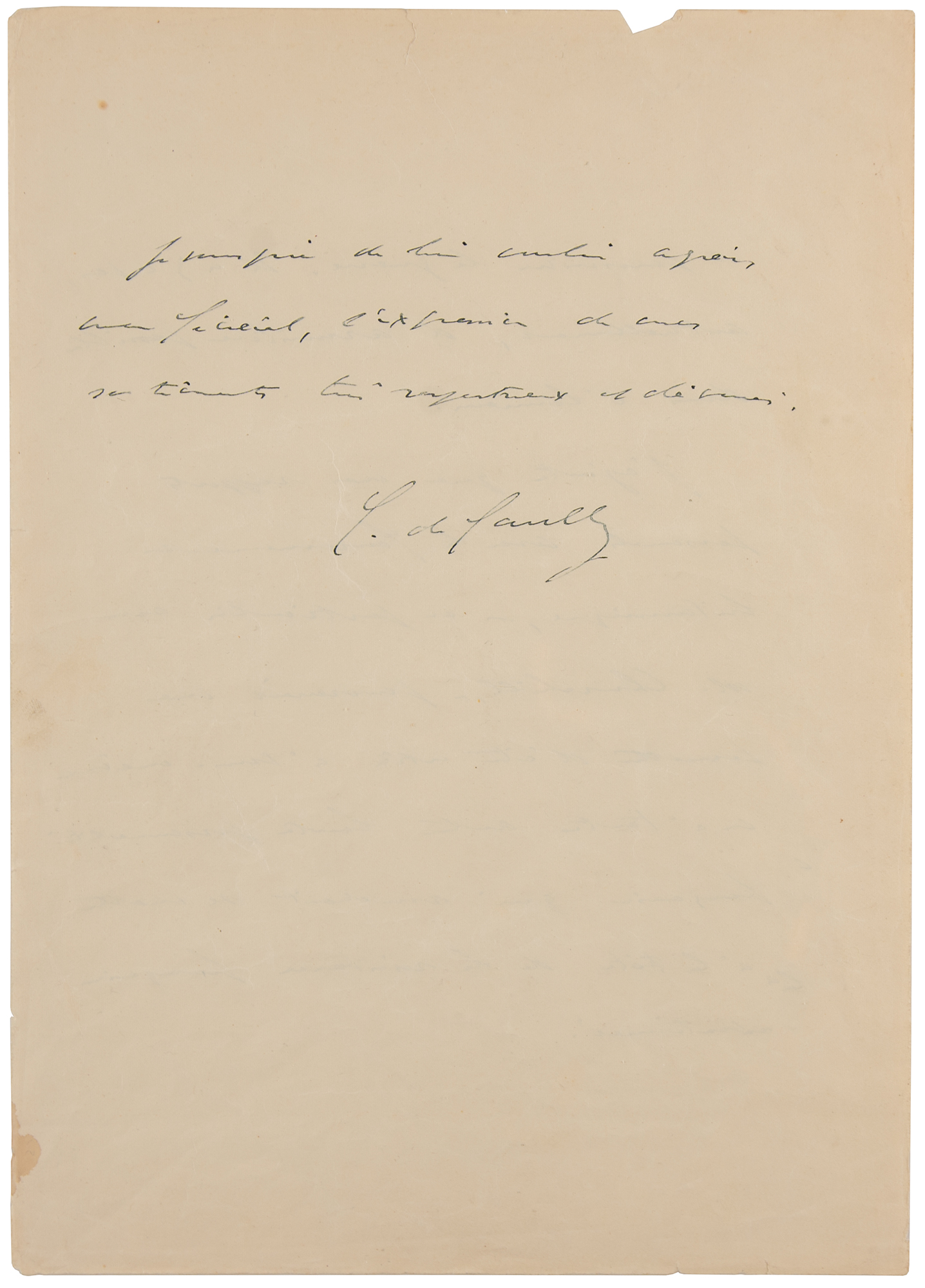 Charles de Gaulle WWII-Dated Autograph Letter Signed to Gen. Weygand,