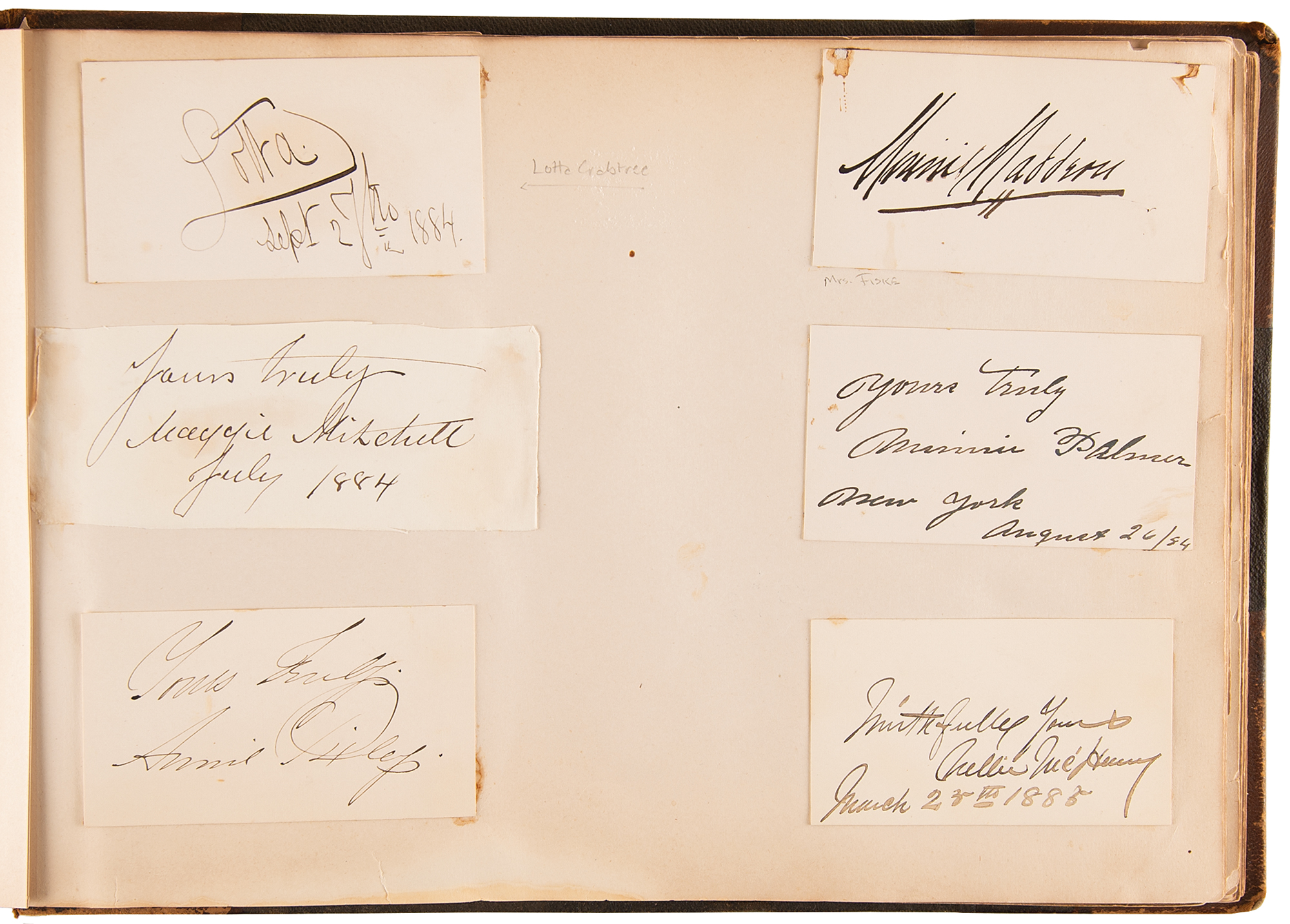 19th Century Notables Autograph Collection (250+ Signatures) with Six