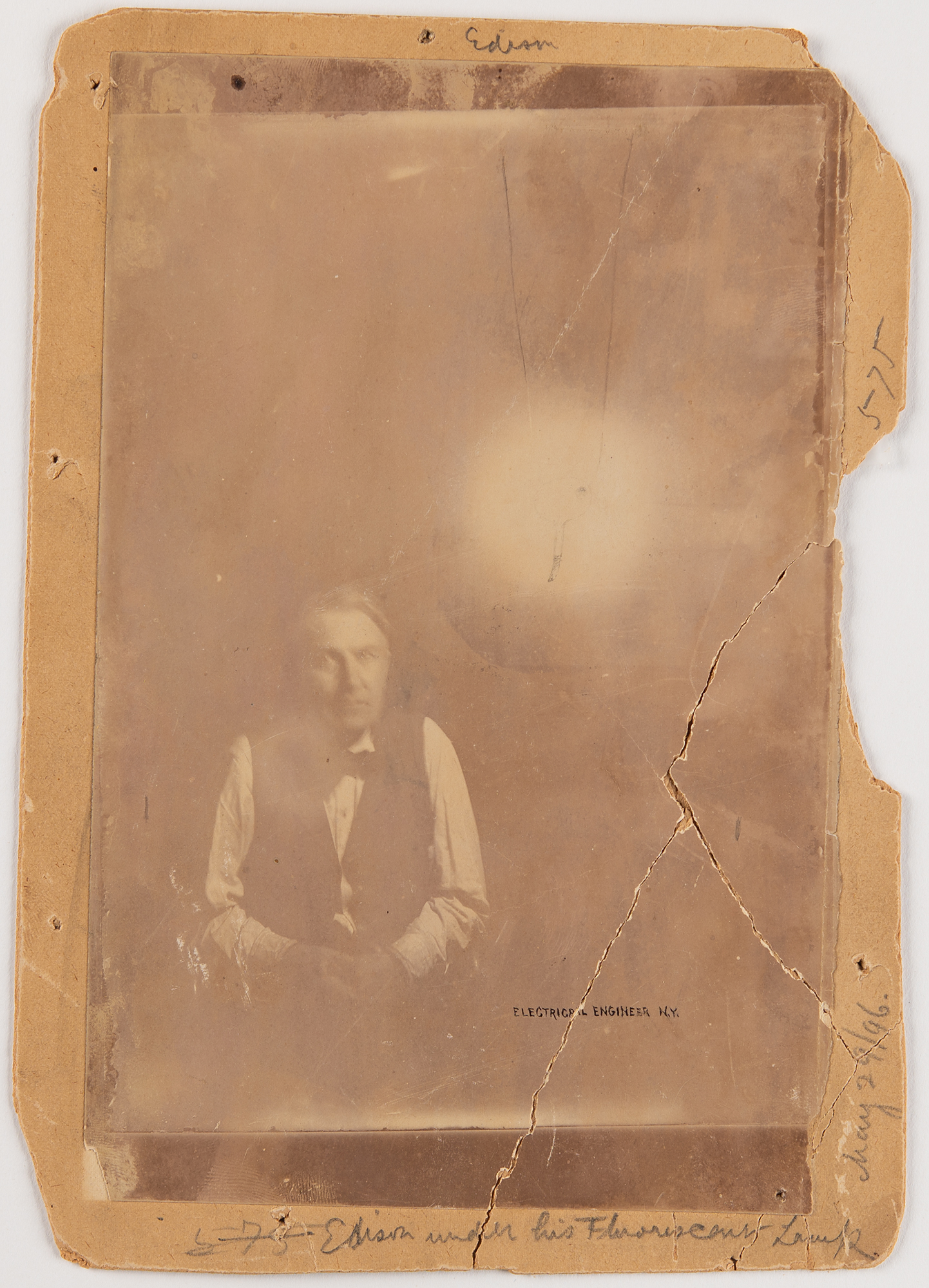 Thomas Edison Handwritten Manuscript on X-Ray Experiments with Sketch