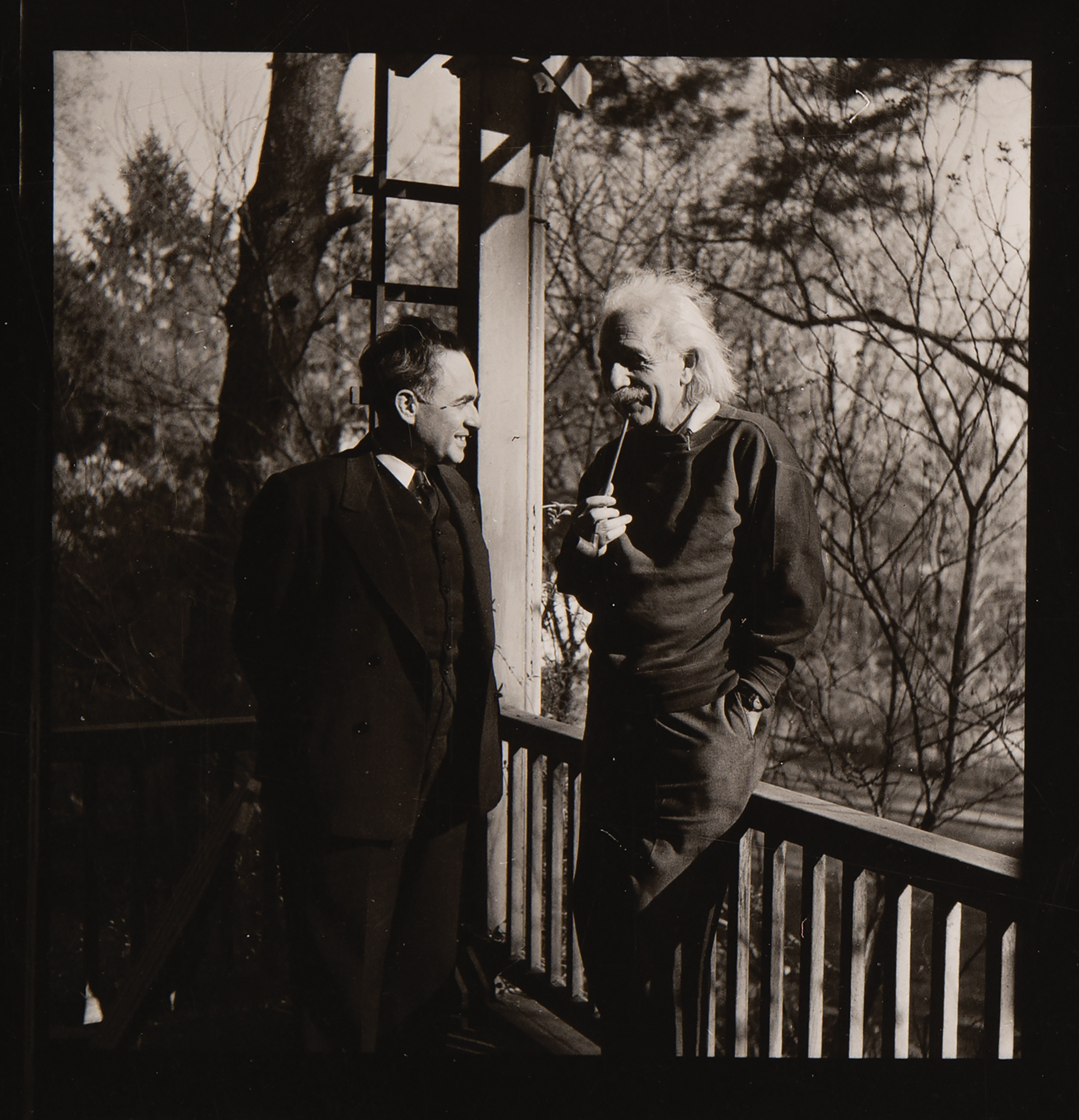 Albert Einstein (2) Original Contact Sheet Photographs with Otto