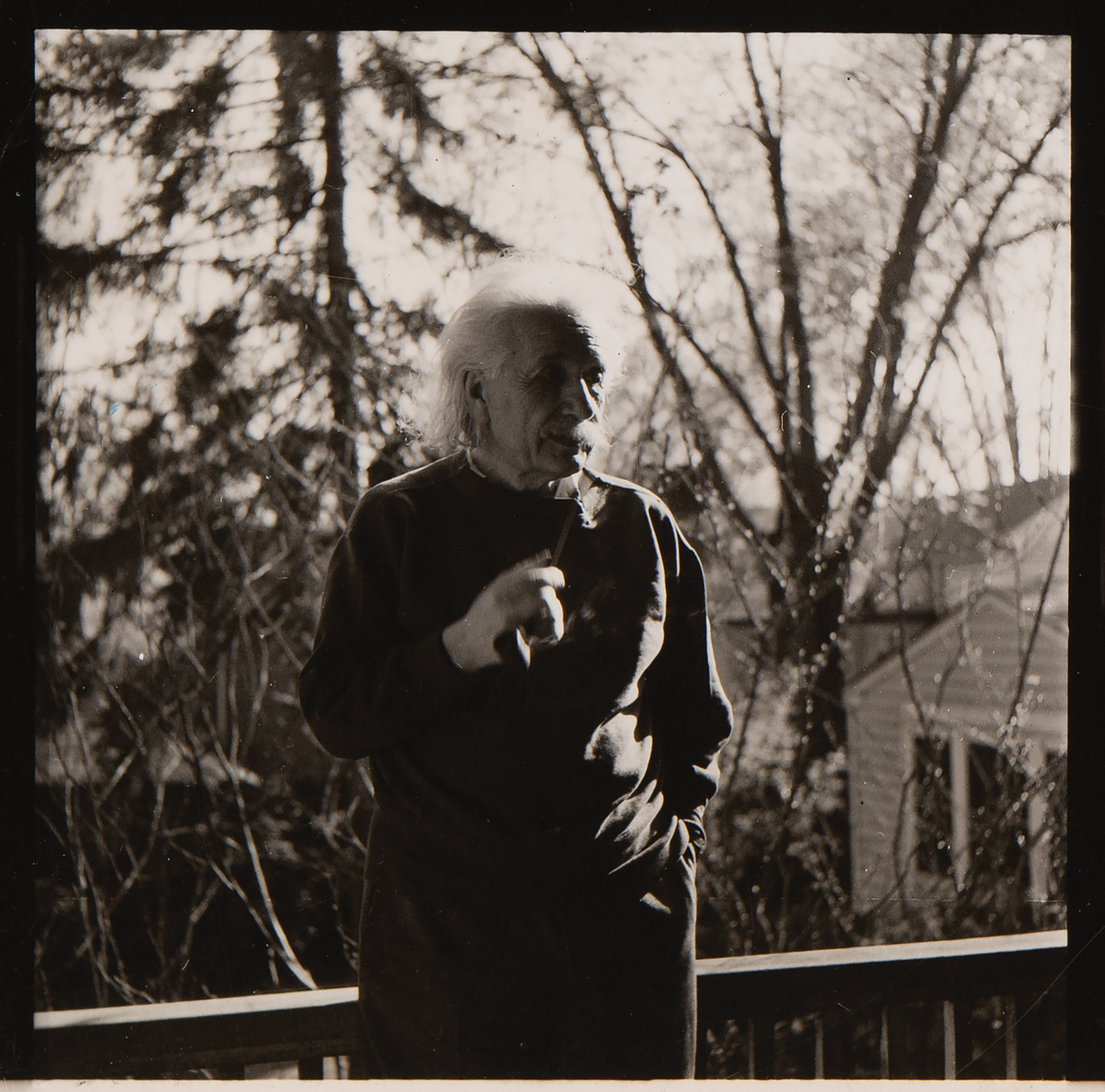 Albert Einstein (2) Original Contact Sheet Photographs with Otto