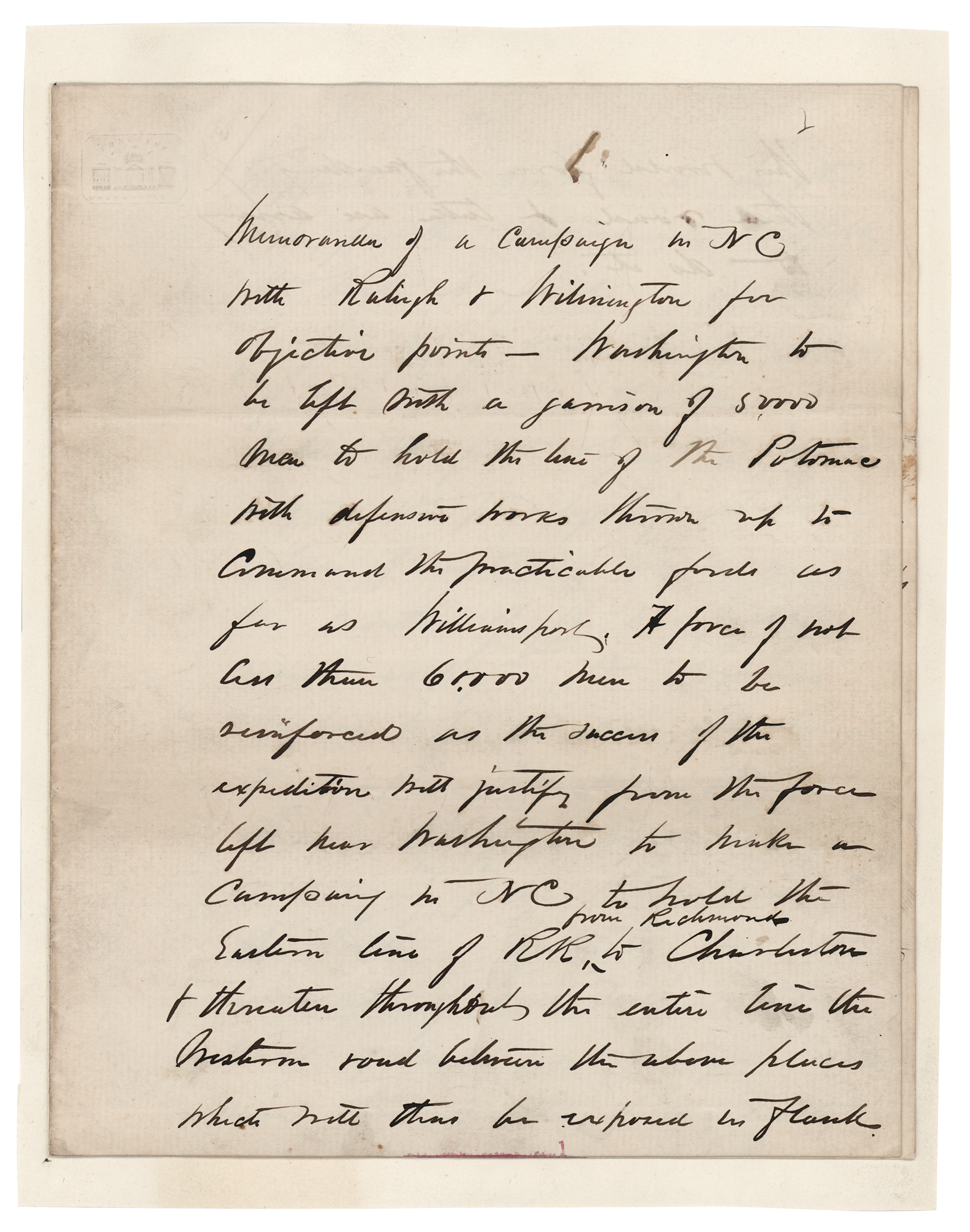 U. S. Grant Civil War-Dated Handwritten Statement Directed to Henry