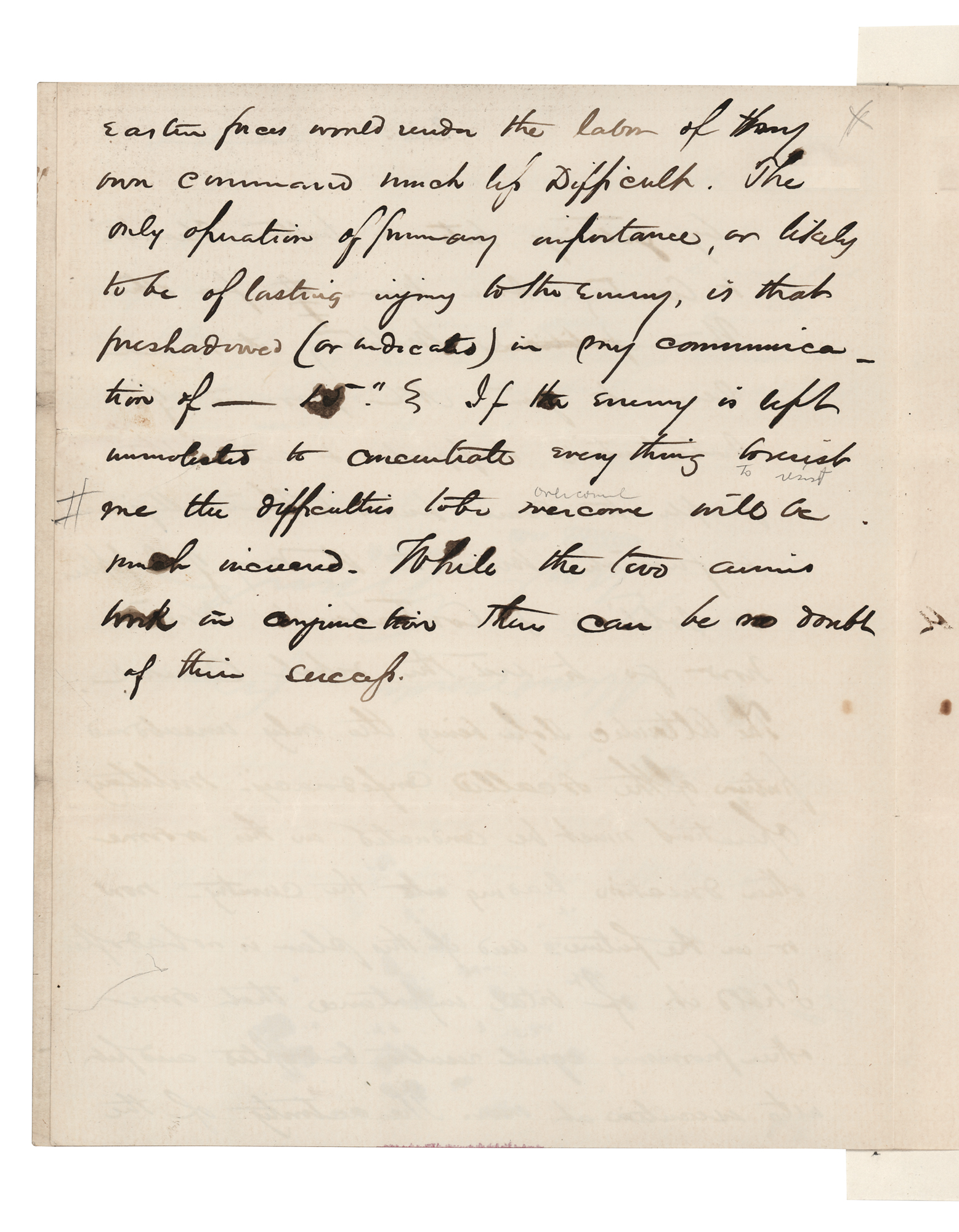 U. S. Grant Civil War-Dated Handwritten Statement Directed to Henry