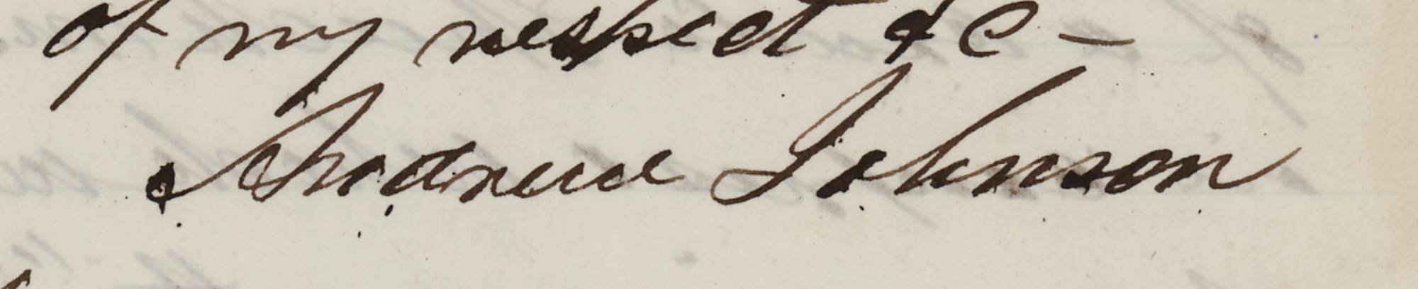 Andrew Johnson Autograph Letter Signed on His Campaign for Congress