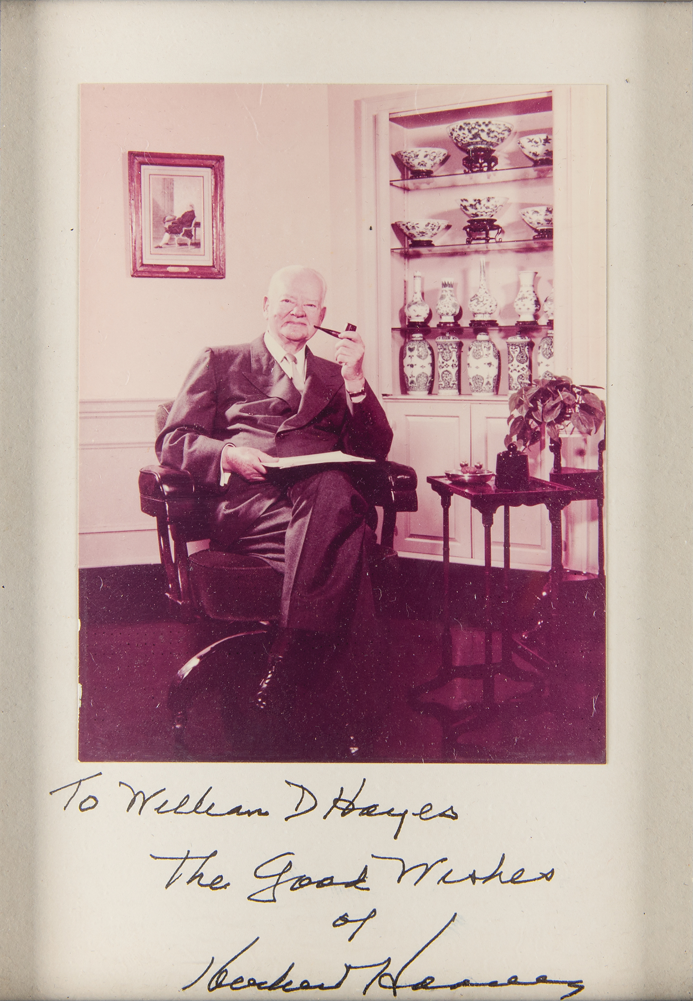 Herbert Hoover Signed Photograph | RR Auction