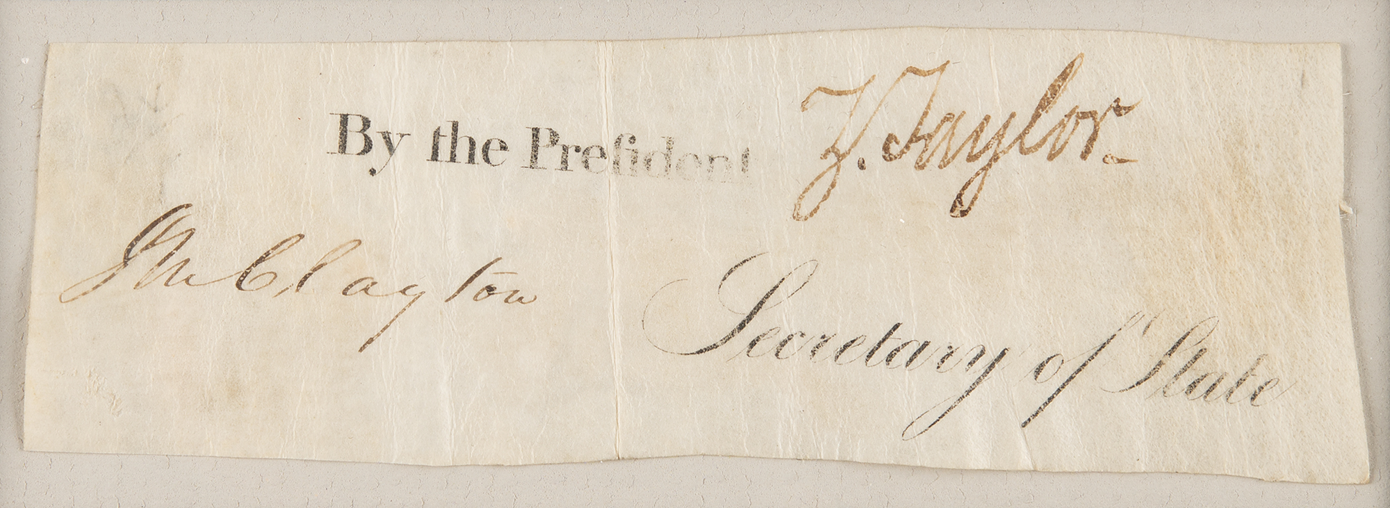 Zachary Taylor Signature as President | RR Auction