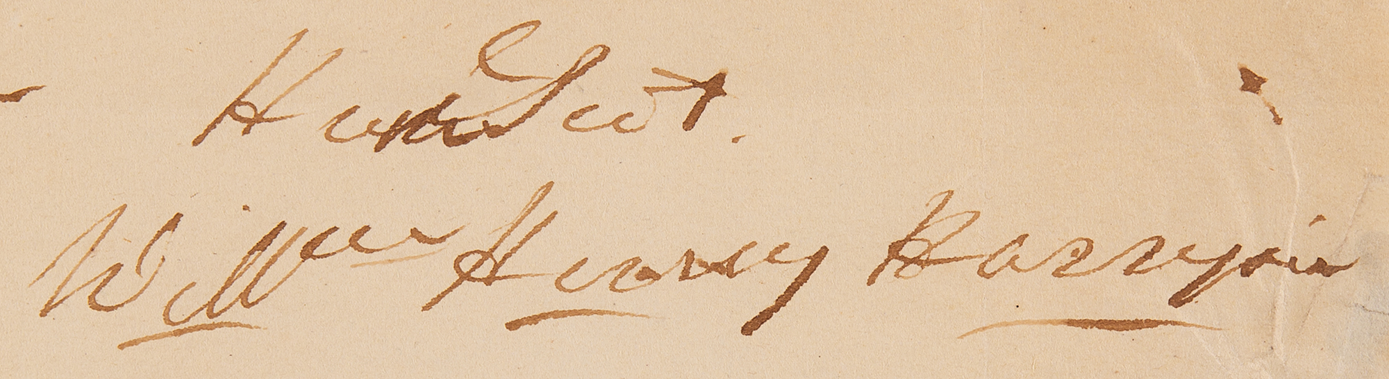 William Henry Harrison Autograph Letter Signed, Recommending a