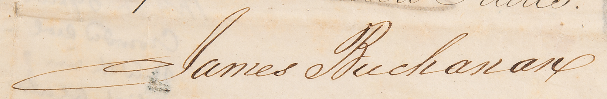 James Buchanan Document Signed as Secretary of State | RR Auction