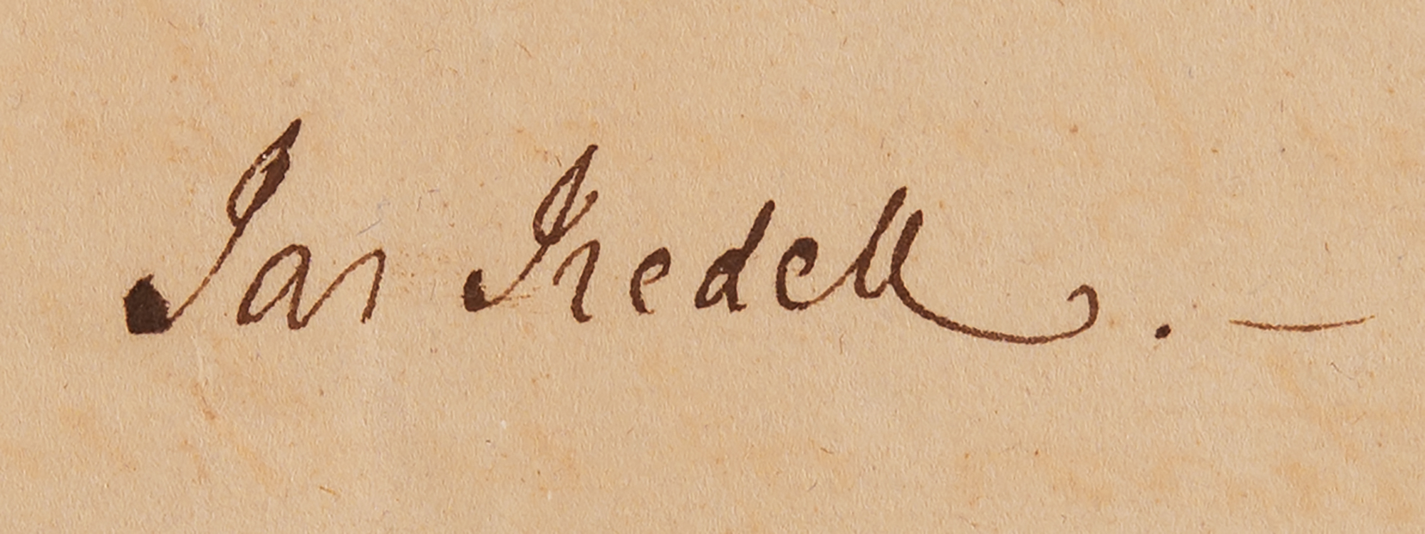 James Iredell Autograph Endorsement Signed - Rare Document from an