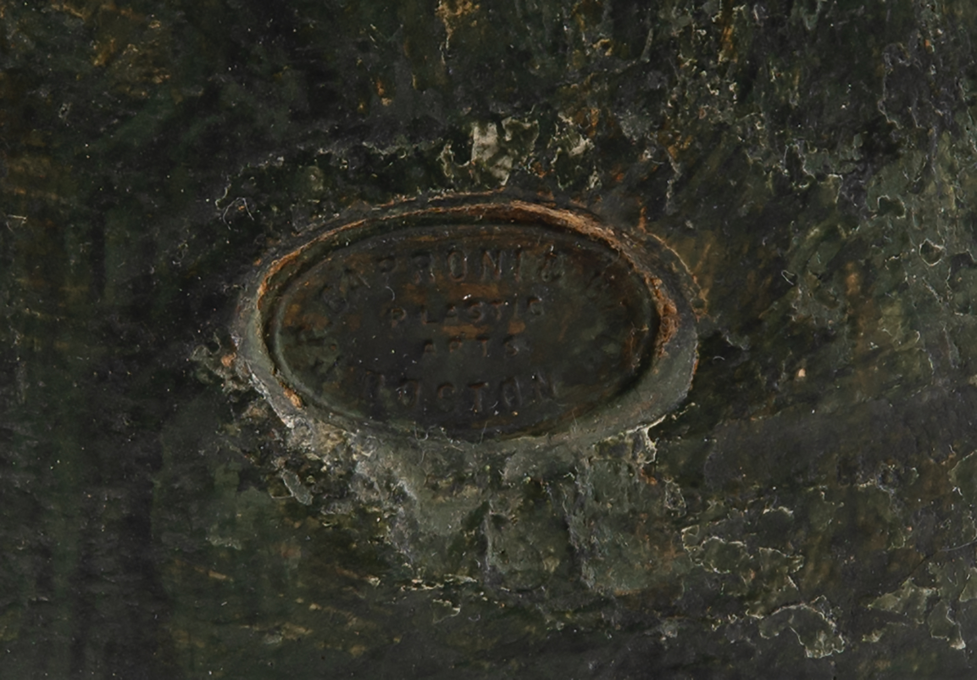 George Washington Large Plaster Bust by P. P. Caproni & Brother