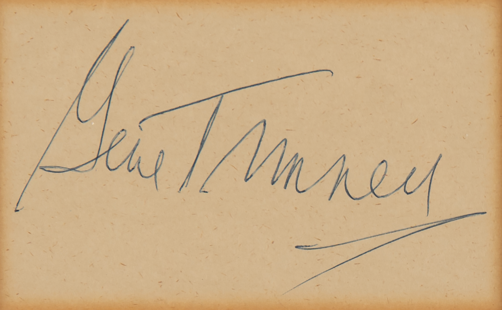 James J. Braddock and Gene Tunney (2) Signatures | RR Auction
