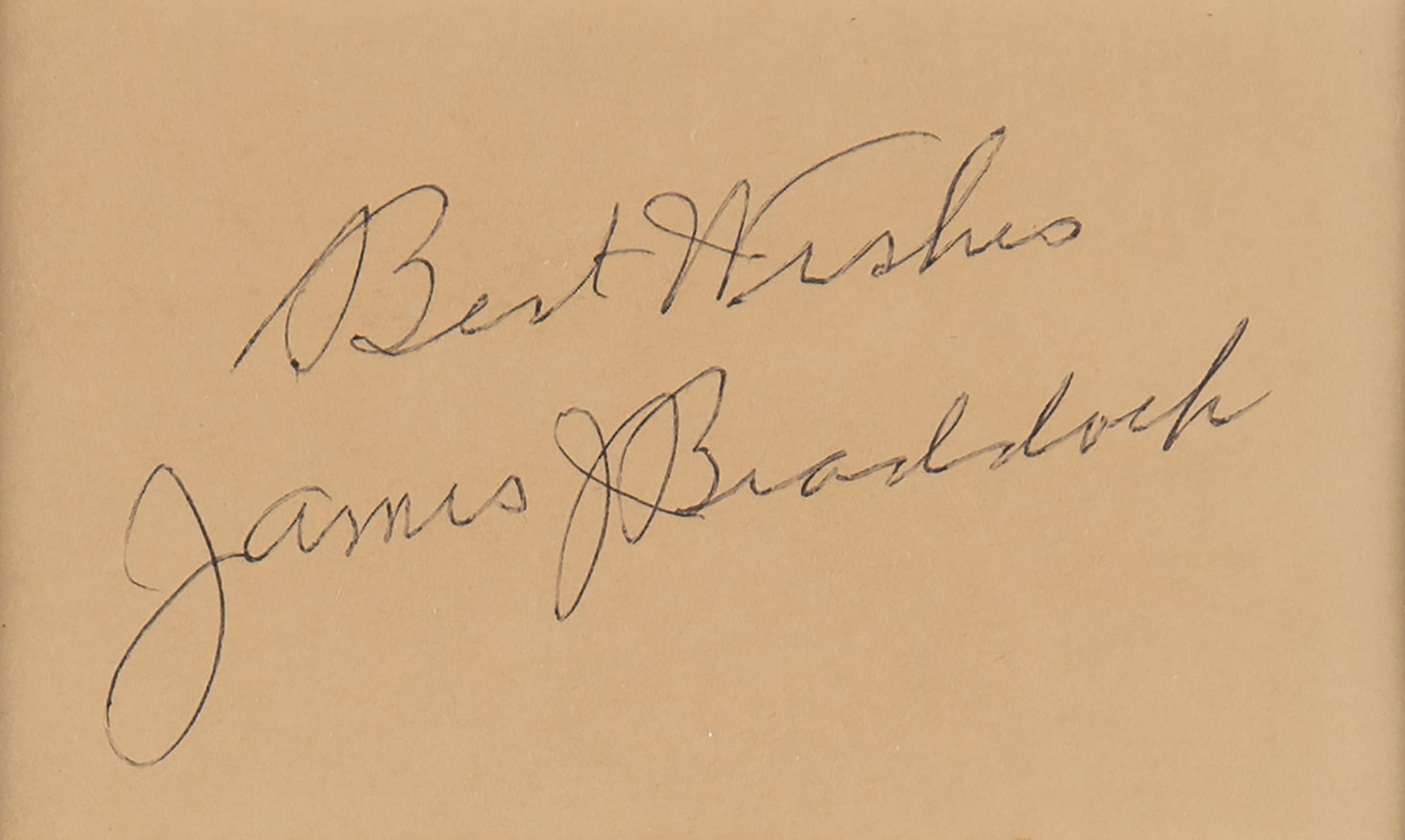 James J. Braddock and Gene Tunney (2) Signatures | RR Auction