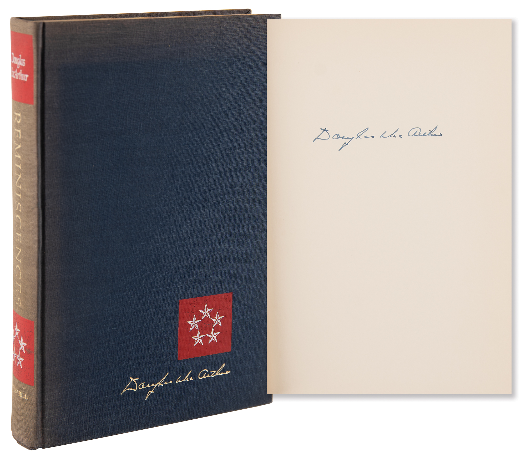 Douglas MacArthur Signed Book - Reminiscences | RR Auction