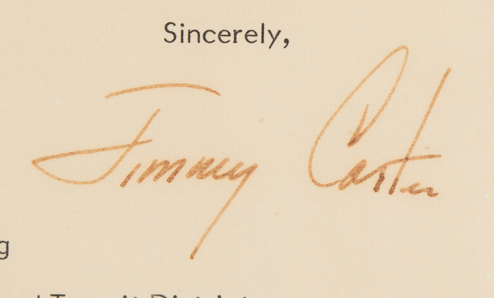 Jimmy Carter Typed Letter Signed as President | RR Auction