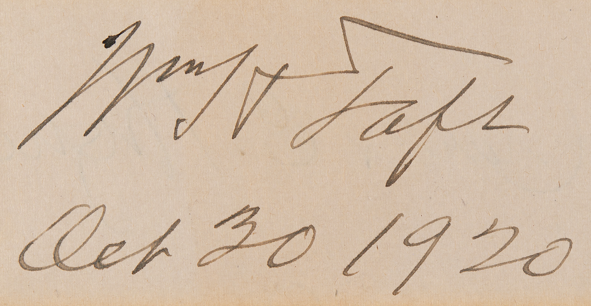 20th Century Presidents: Taft, Wilson, Harding (3) Signatures | RR
