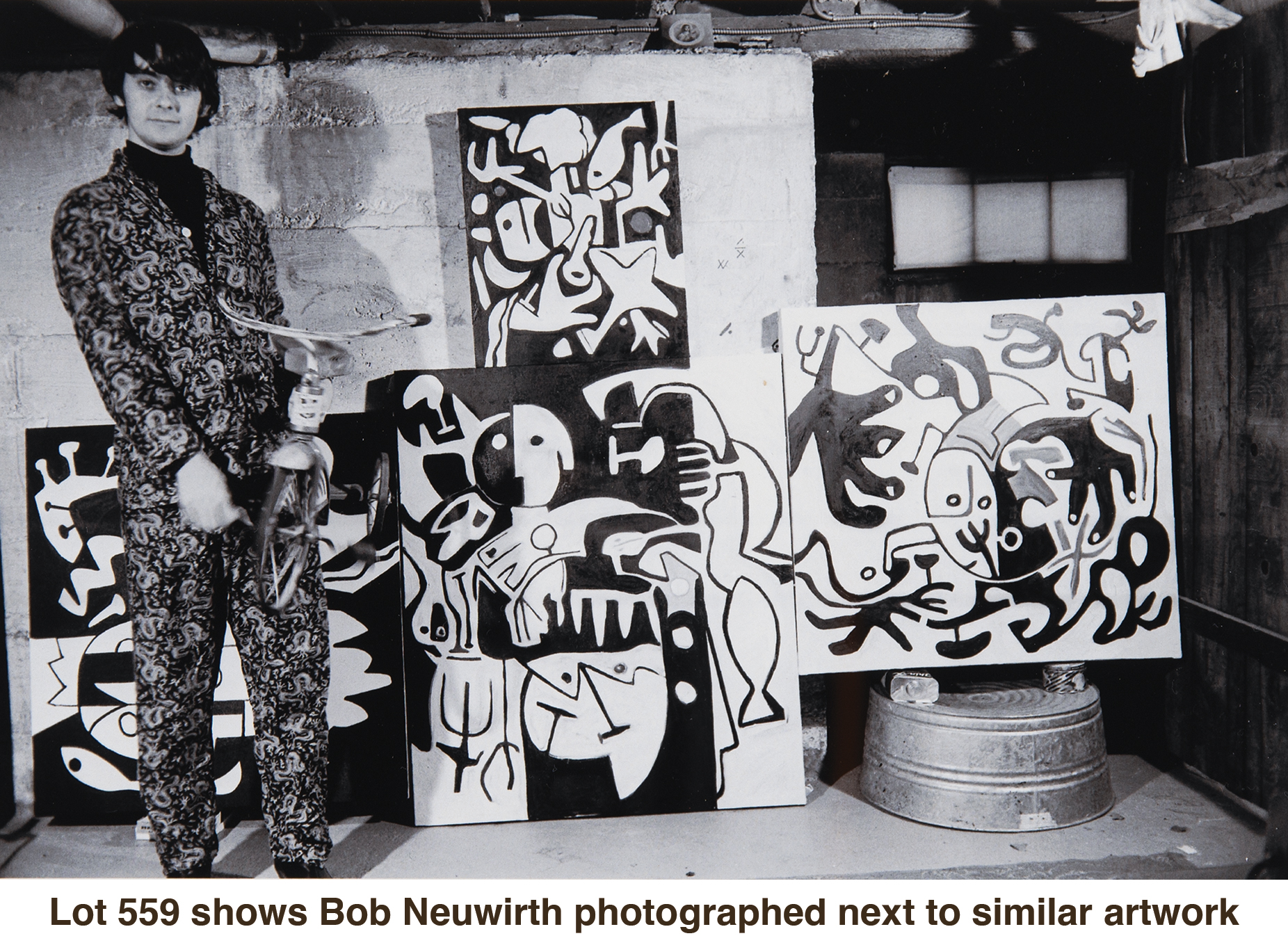 Bob Neuwirth Original Abstract Artwork | RR Auction
