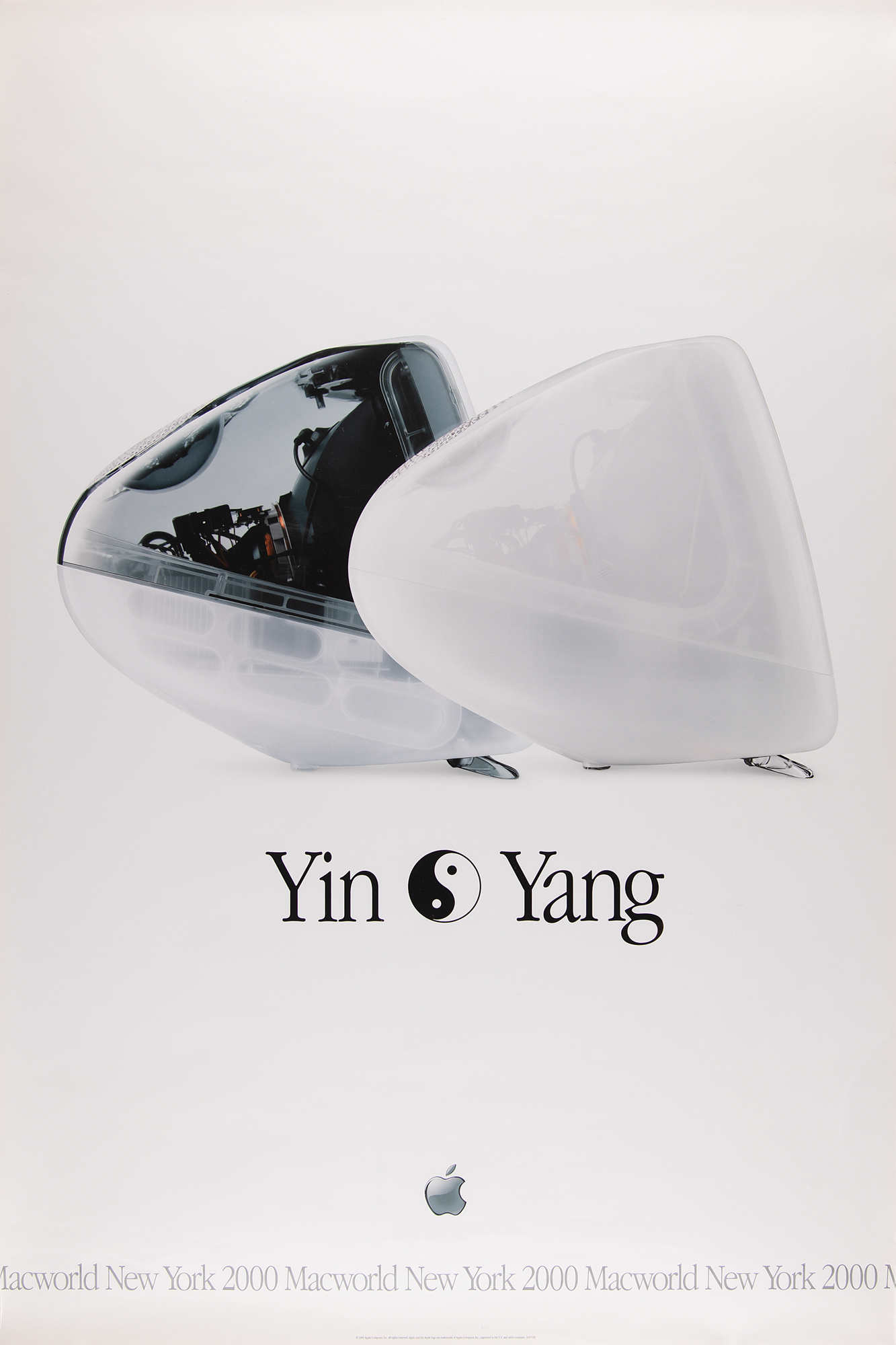 Apple 'Yin-Yang' 2000 New York Macworld Expo Poster | RR Auction