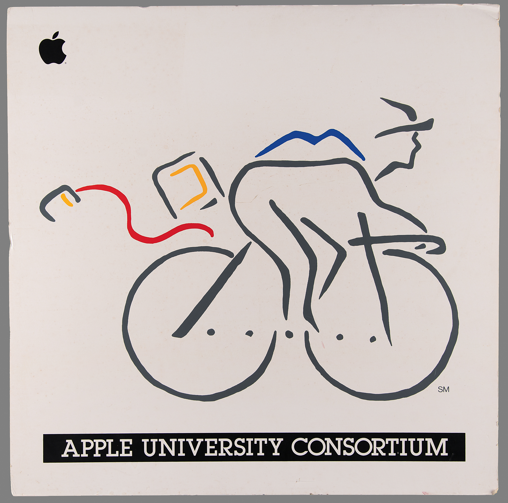 Apple Education 'Wheels for the Mind' Program Poster and Ephemera