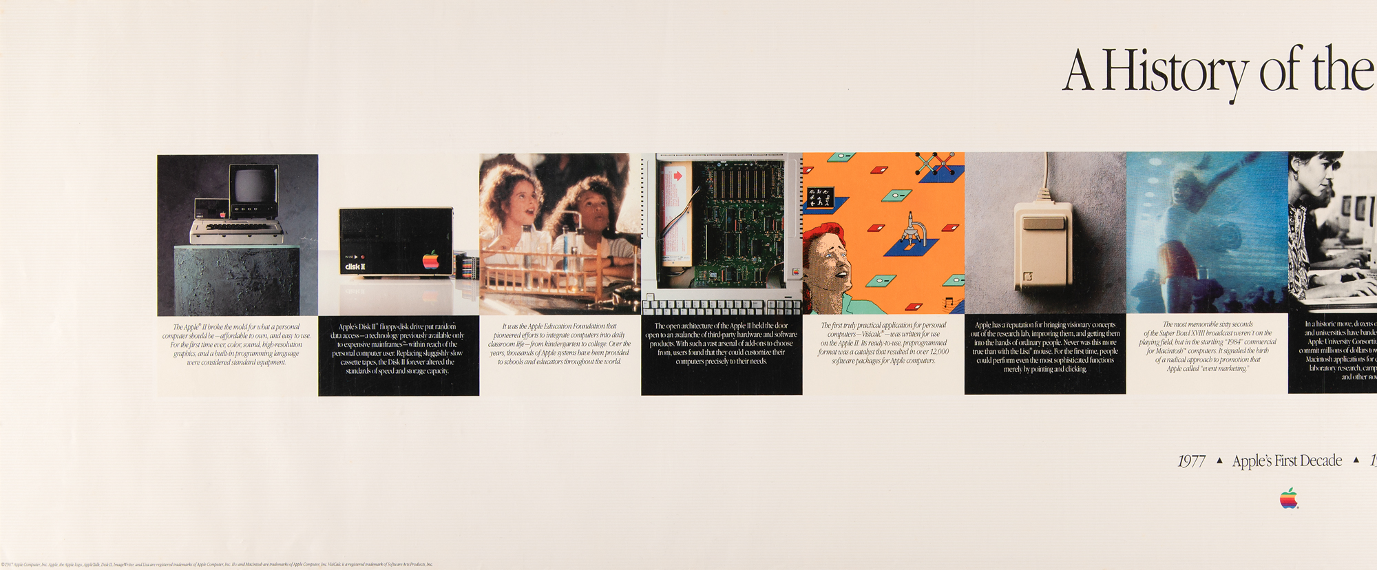 AppleWorld Conference 1987 'A History of the Future' Poster - From the