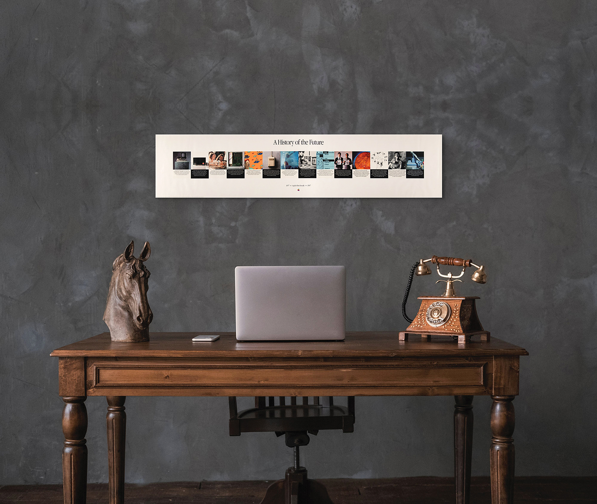 AppleWorld Conference 1987 'A History of the Future' Poster - From the