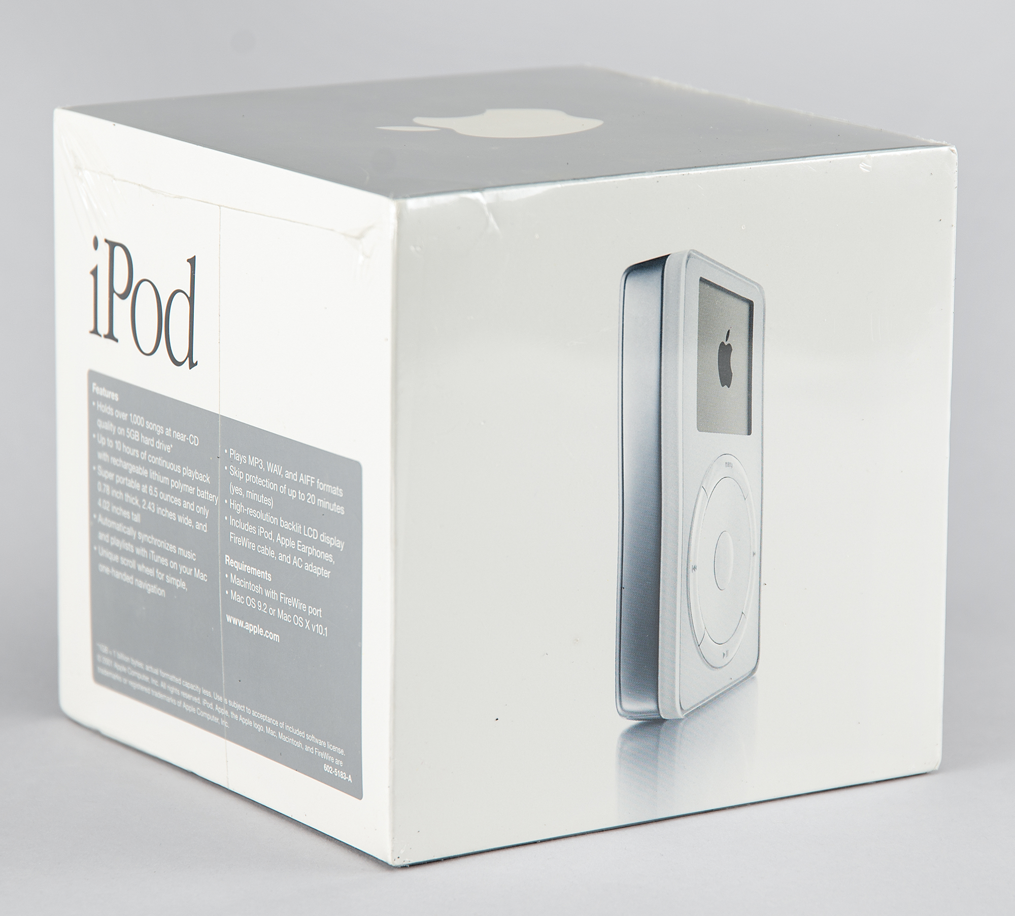 Apple iPod (First Generation, Sealed) | RR Auction