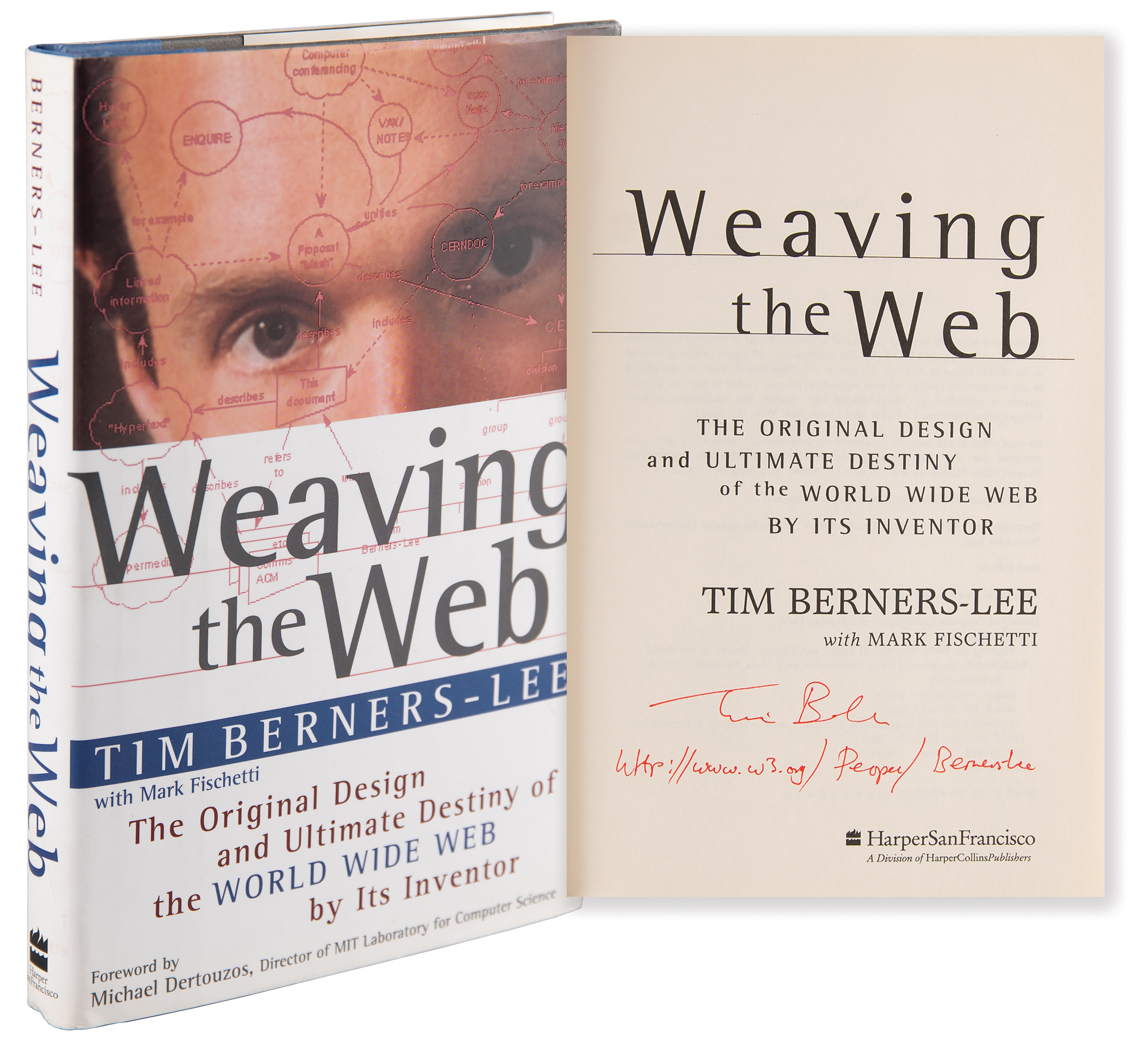 Tim Berners-Lee Signed Book - Weaving the Web | RR Auction