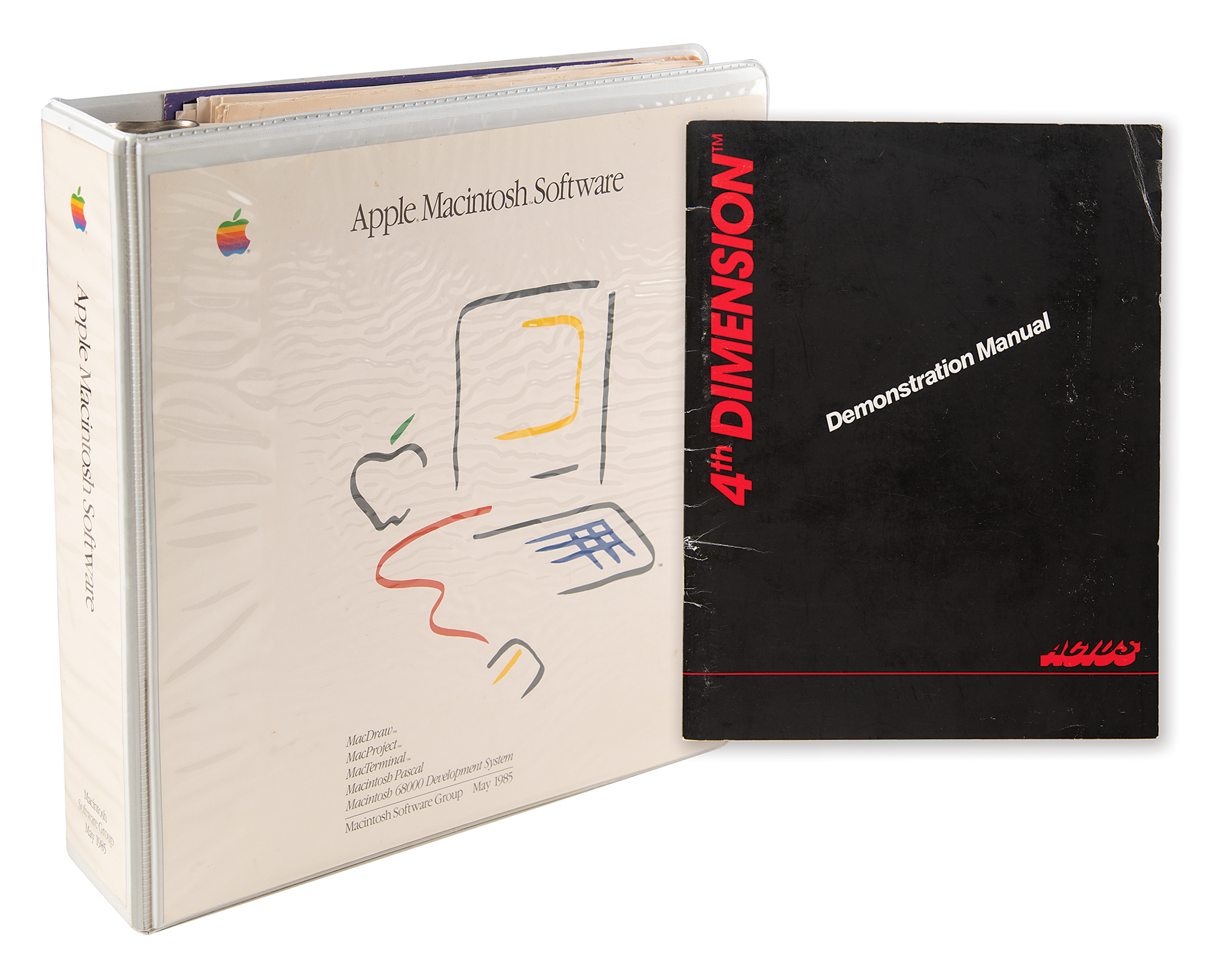 Apple ACIUS 4th Dimension Developer Preproduction Binder and