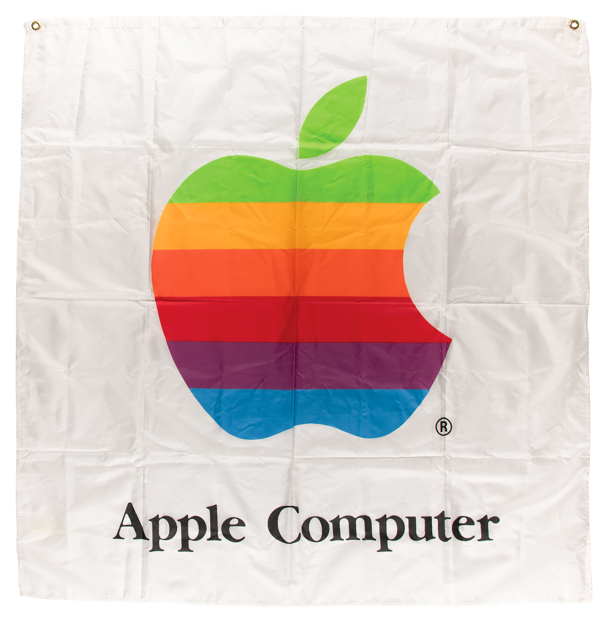 Apple Computer 'Rainbow Logo' Banner | RR Auction