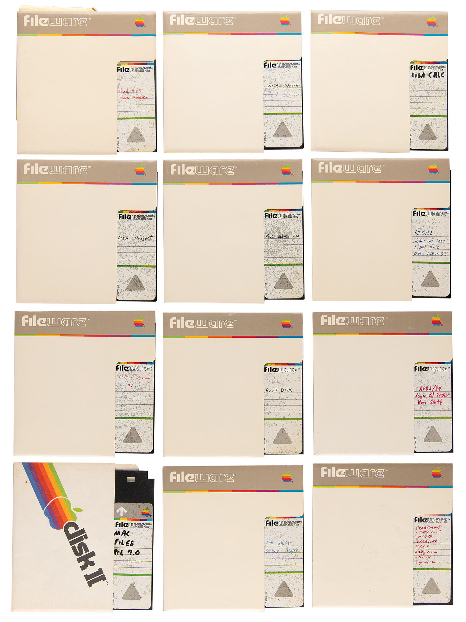 Apple Collection of (30) Macintosh Development FileWare (Twiggy)