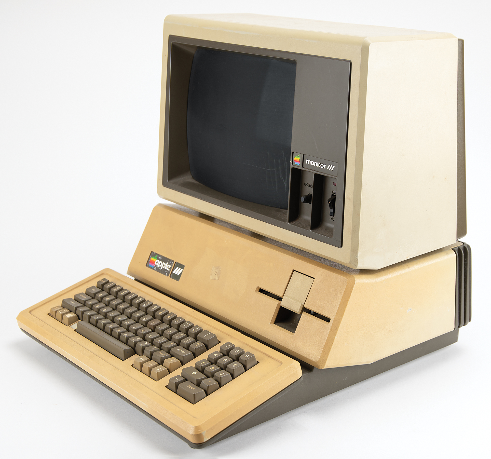 Apple III Computer with Apple III Monitor, (2) ProFile Hard Drives,