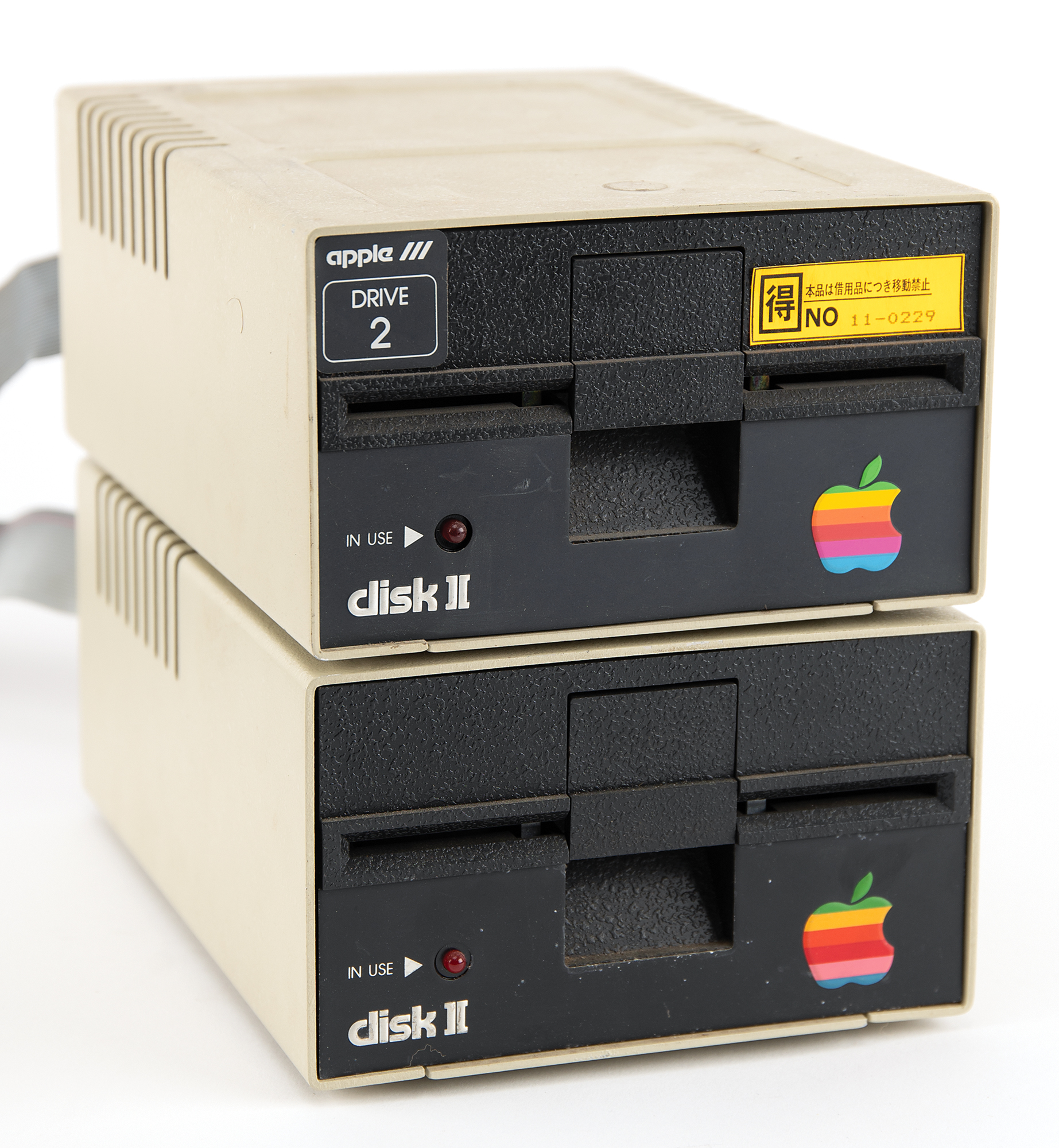 Apple Computer (2) Disk II Drives - From the Collection of Dennis