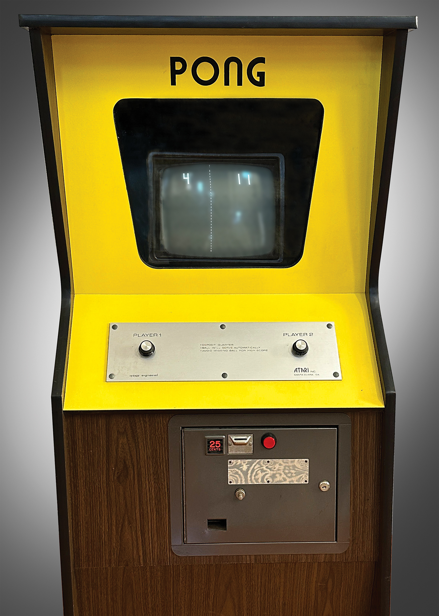 Atari: PONG Arcade Video Game (1972) - Fully Functional | RR Auction
