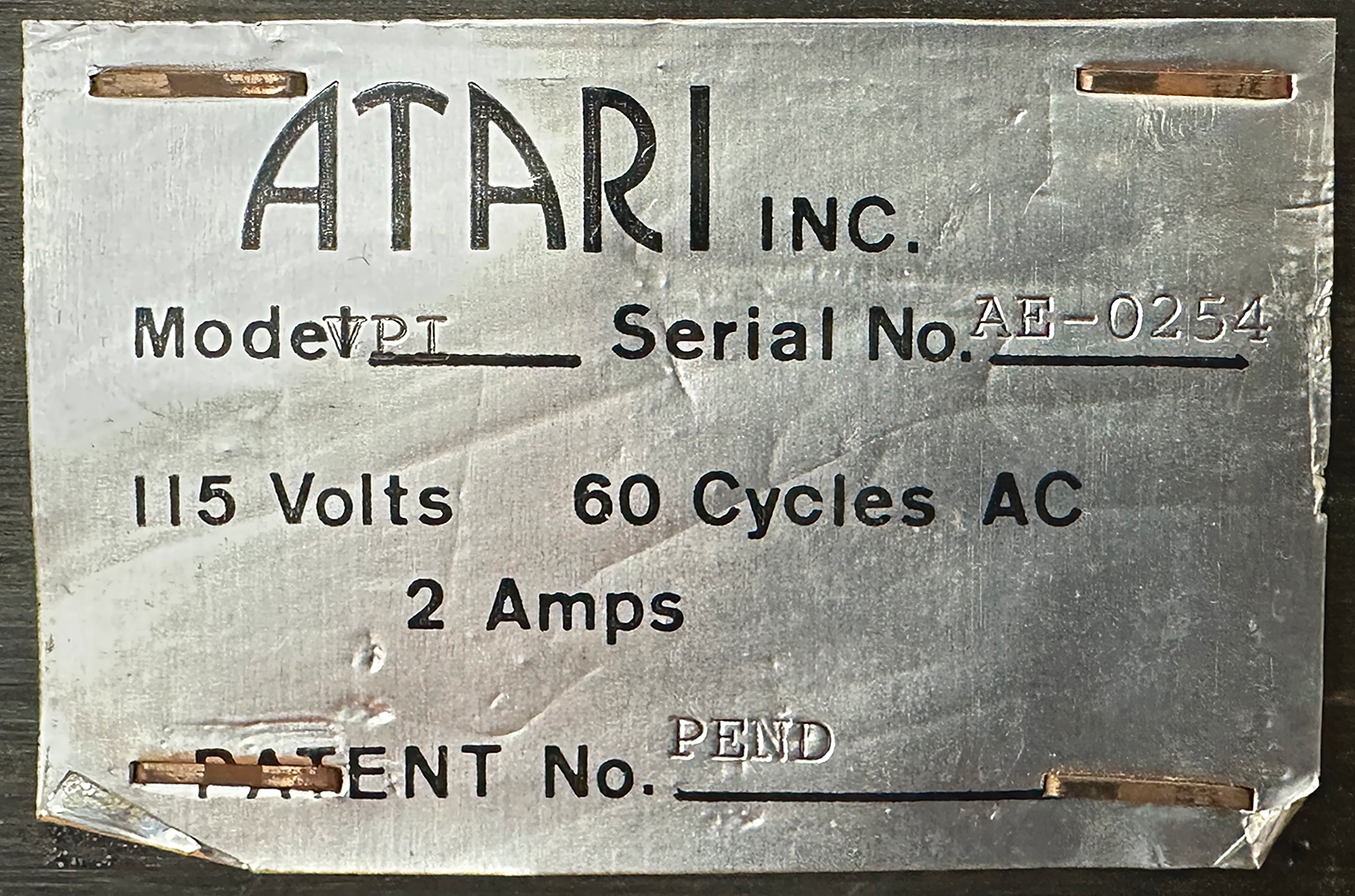 Atari: PONG Arcade Video Game (1972) - Fully Functional | RR Auction