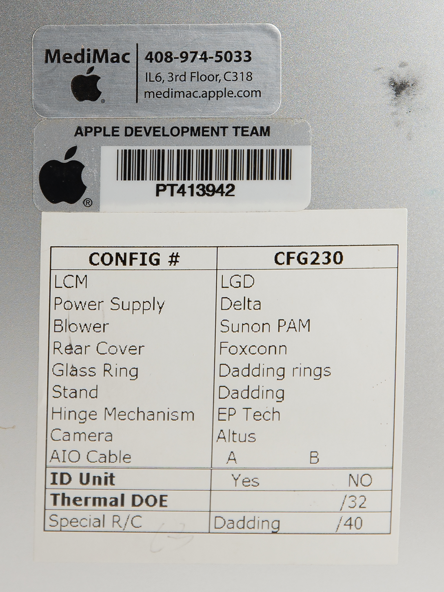 Apple LED Cinema Display Prototype - 24 Inches | RR Auction