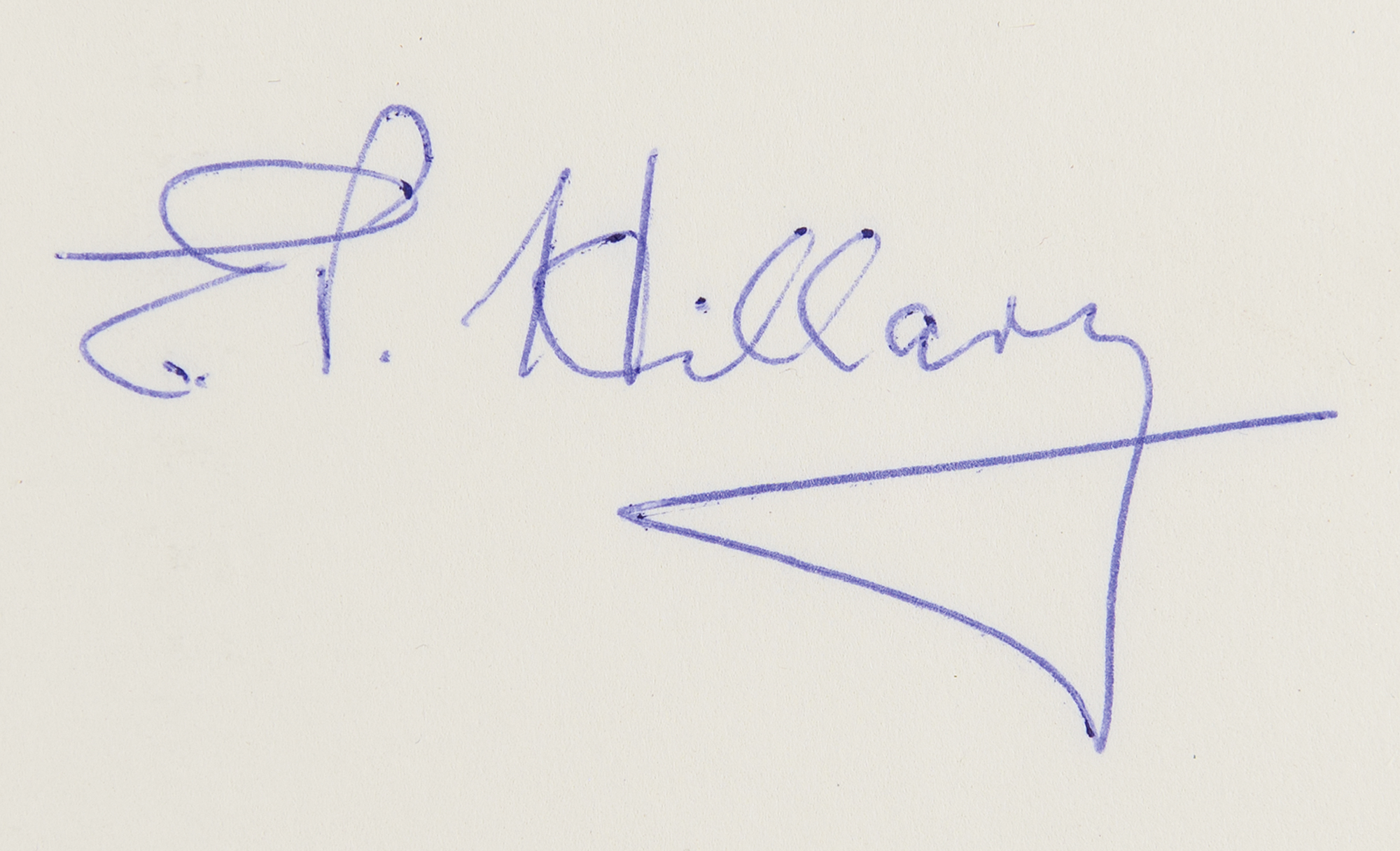 Edmund Hillary Signed Book - High Adventure | RR Auction