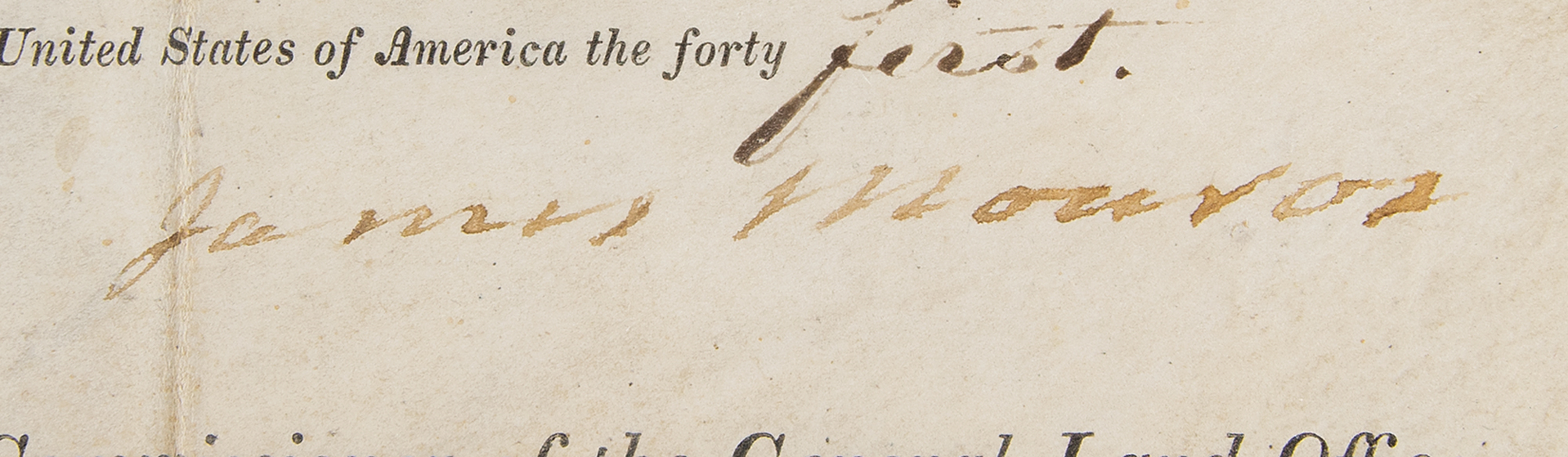 James Monroe Document Signed as President | RR Auction