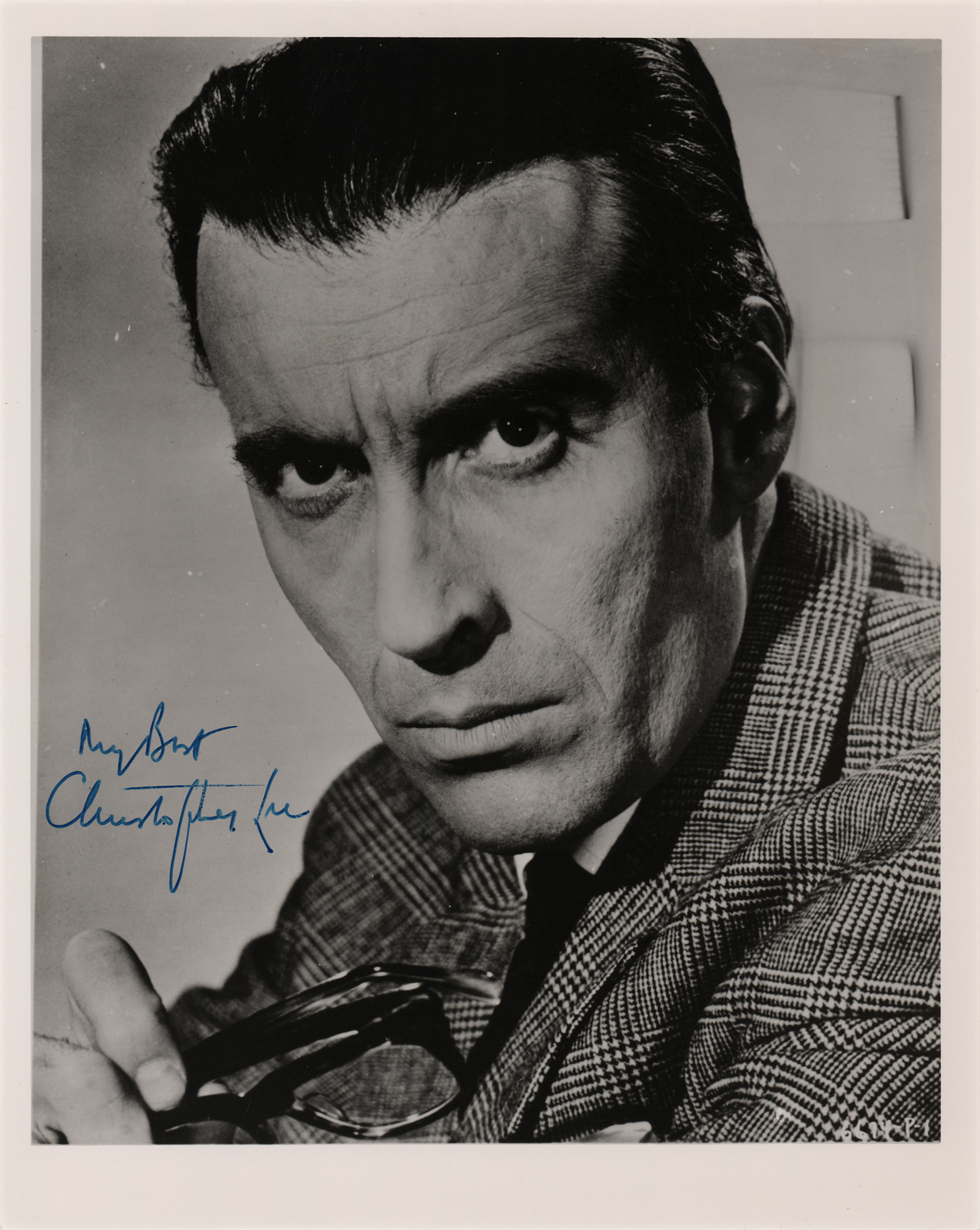 Christopher Lee Signed Photograph | RR Auction