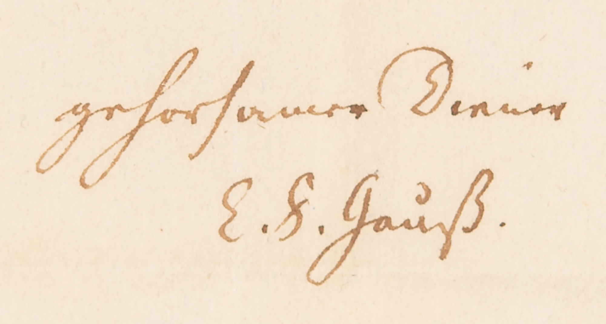 Carl Friedrich Gauss (2) Autograph Letters Signed on Earth's Magnetic