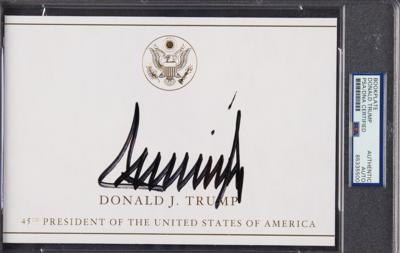 Donald Trump Signature | RR Auction