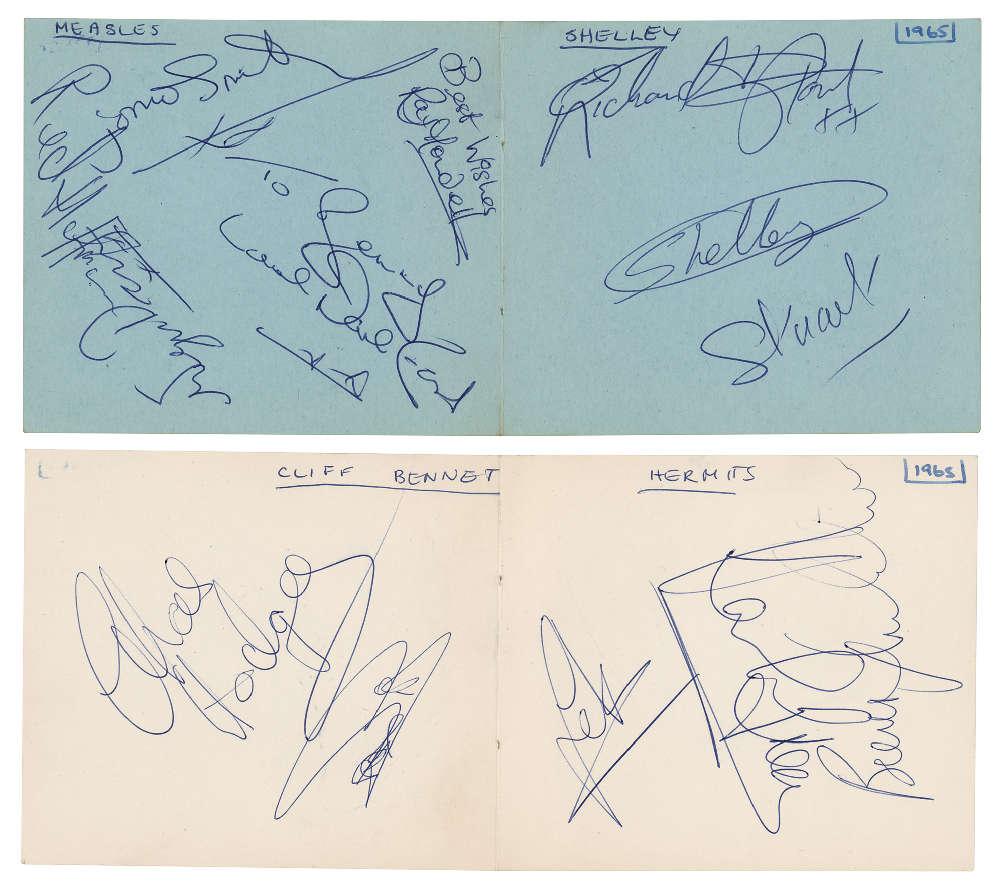 Herman's Hermits and the Hollies Signatures | RR Auction