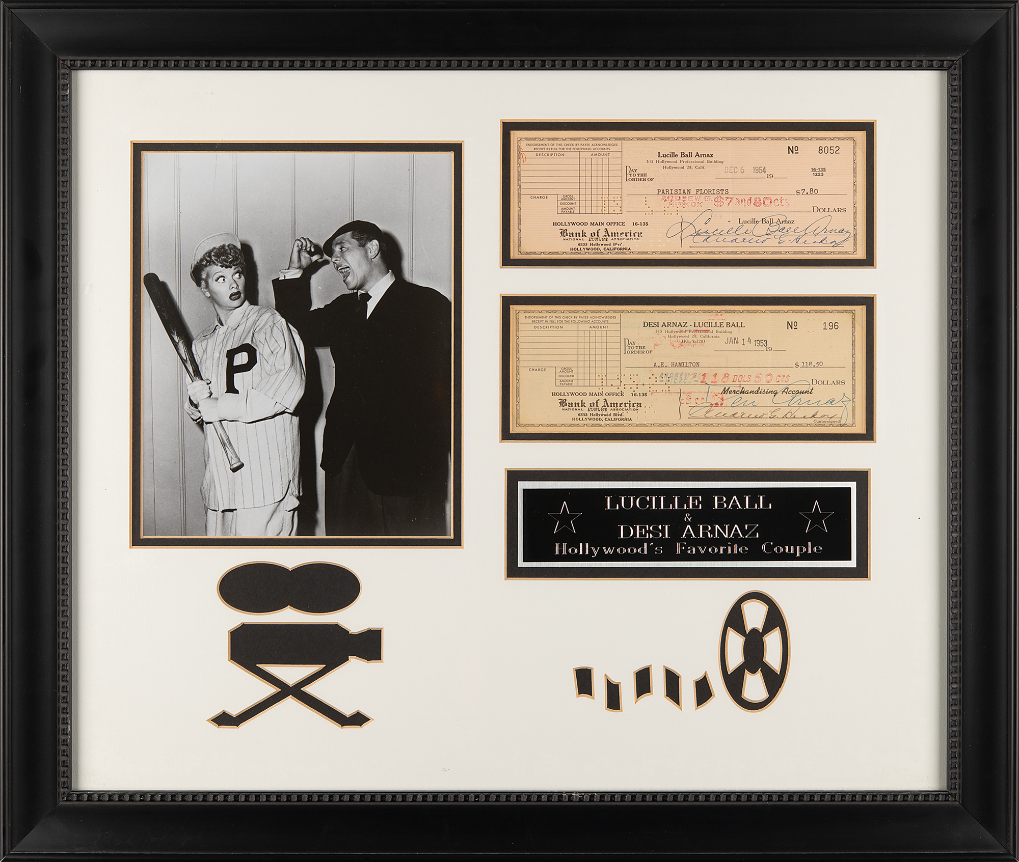 Lucille Ball and Desi Arnaz (2) Signed Checks | RR Auction